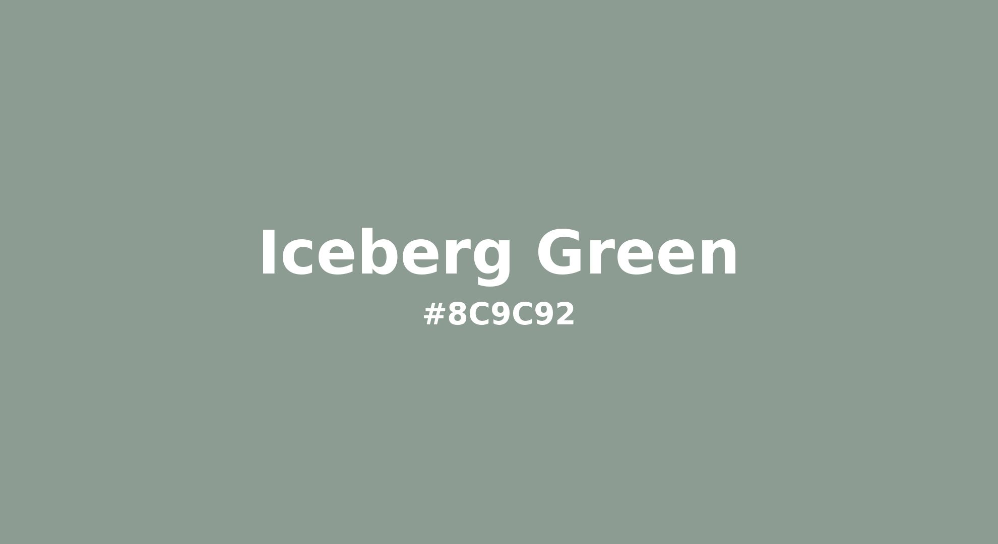Hex Color #8c9c92 | Printing Match PANTONE 16-5808 TCX | Color ...