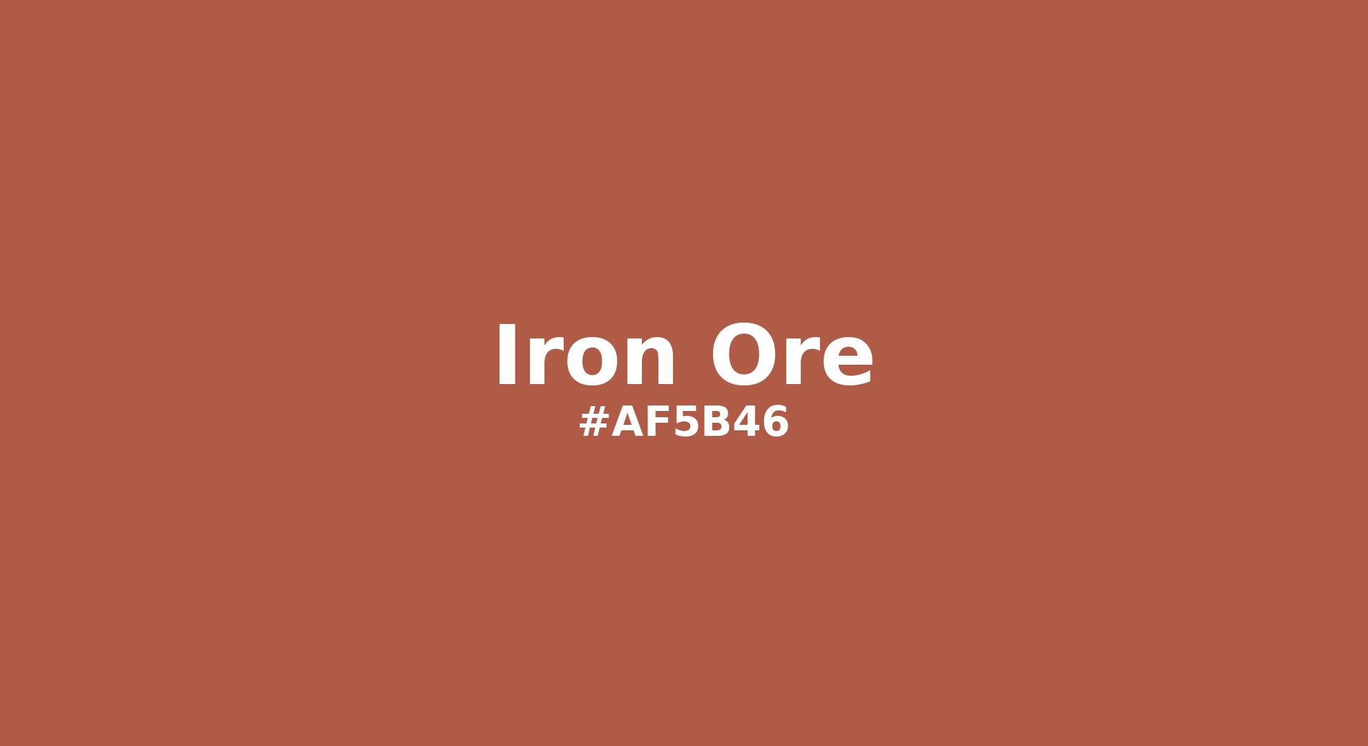 Iron Ore | Color conversion CMYK | Hsl | Rgb | Pantone Printing Match