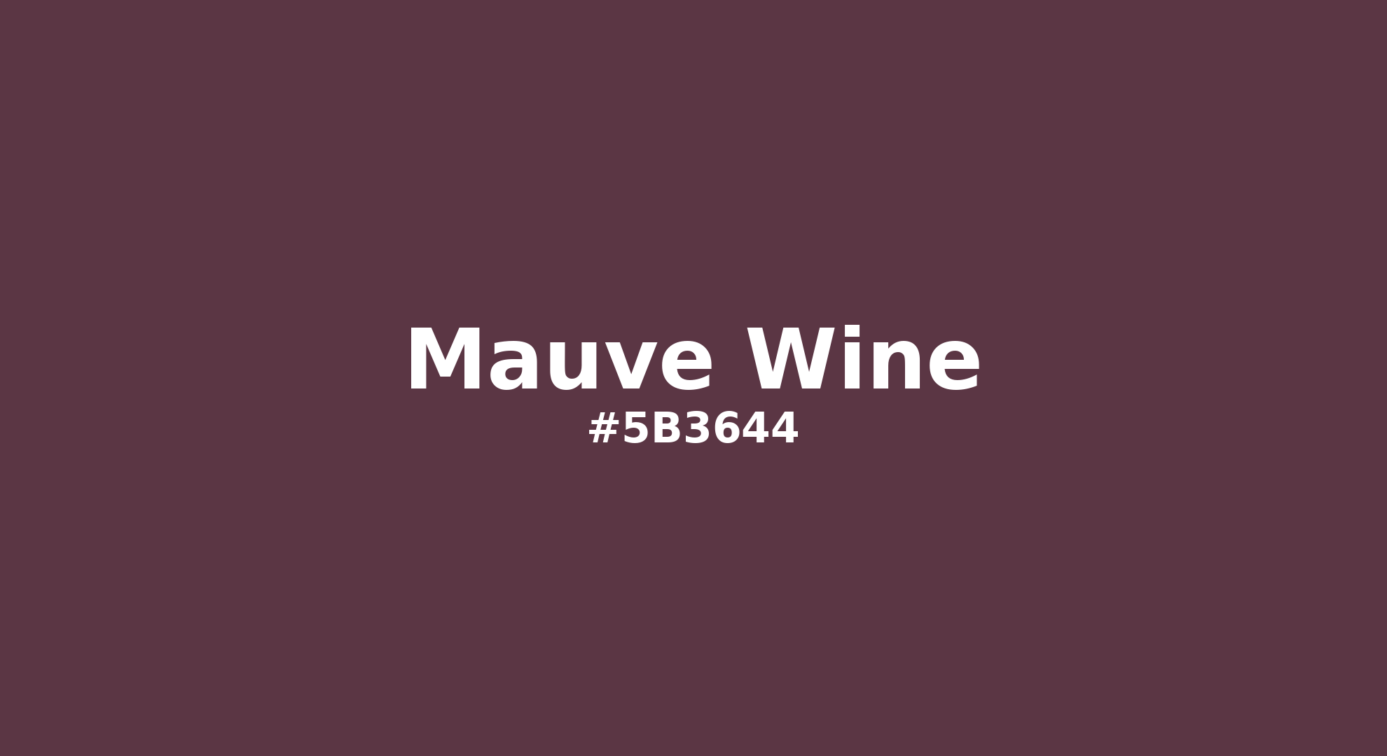 Hex Color #5B3644 | Printing Match PANTONE 19-1716 TCX | Color ...