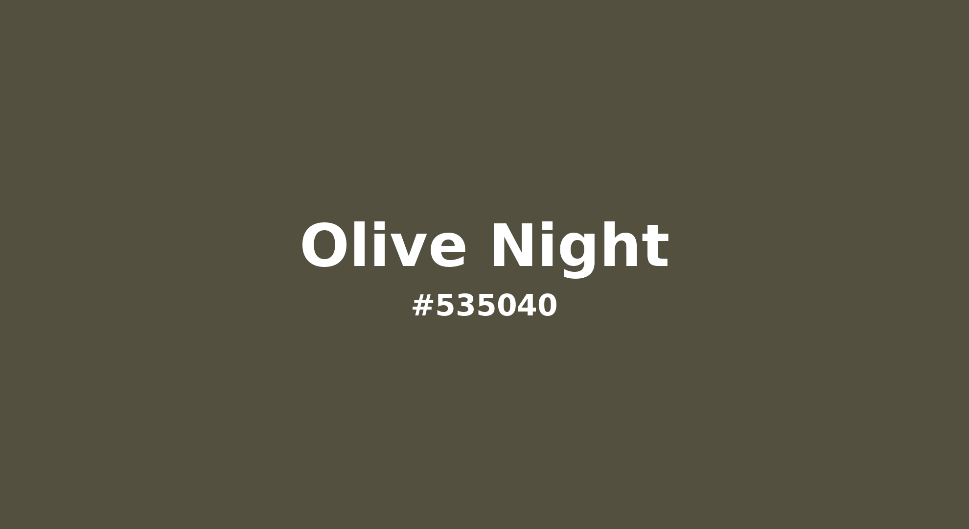Hex Color #535040 | Printing Match PANTONE 19-0515 TCX | Color ...