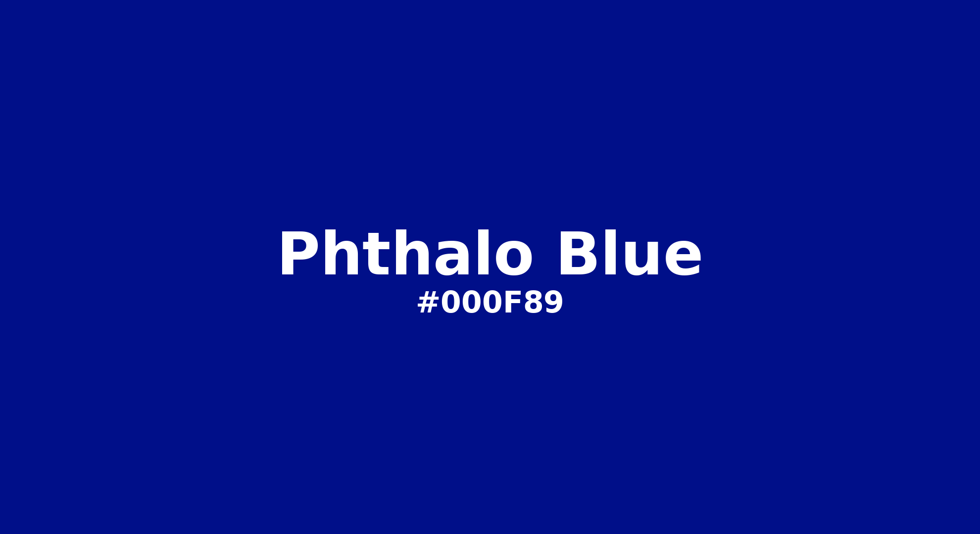 Phthalo Blue | Color conversion CMYK | Hsl | Rgb | Pantone Printing Match