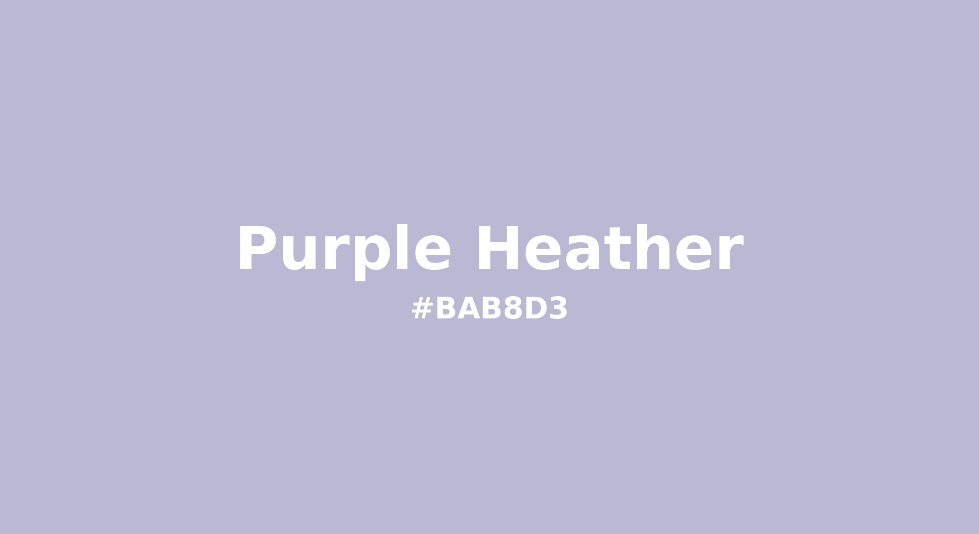Hex Color #BAB8D3 | Printing Match PANTONE 14-3911 TCX | Color ...