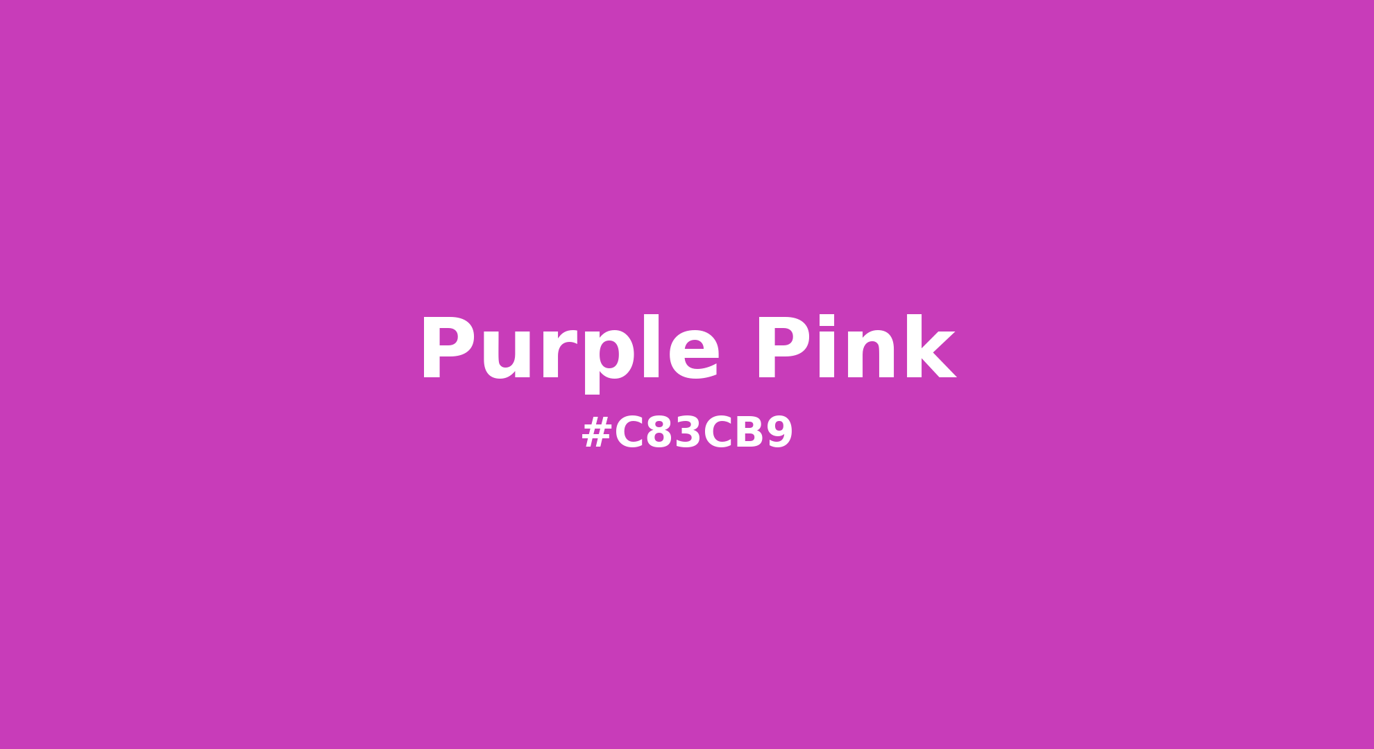 Purple Pink Color | c83cb9 | Color conversion CMYK | Hsl | Rgb ...