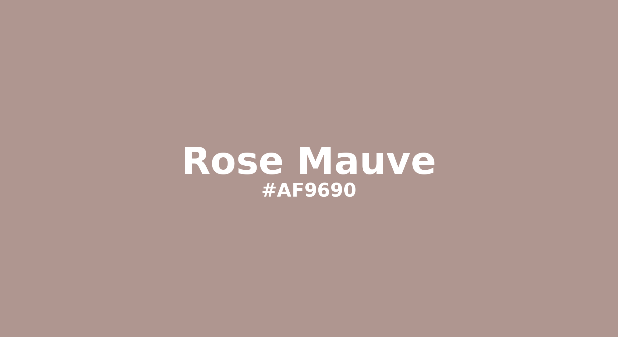 Rose Mauve Color | af9690 | Color conversion CMYK | Hsl | Rgb | Pantone ...