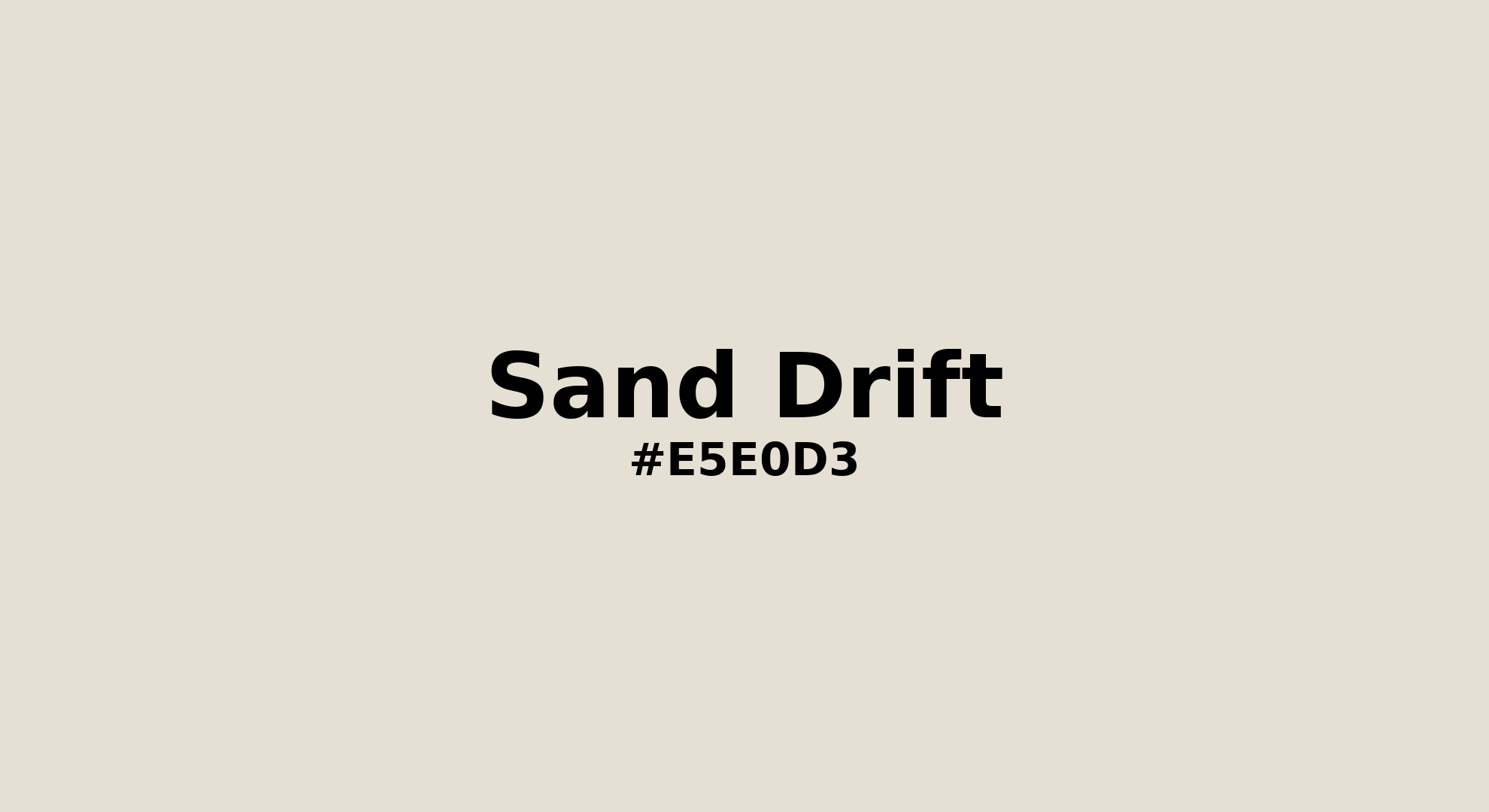 Sand Drift Color | e5e0d3 | Color conversion CMYK | Hsl | Rgb | Pantone ...