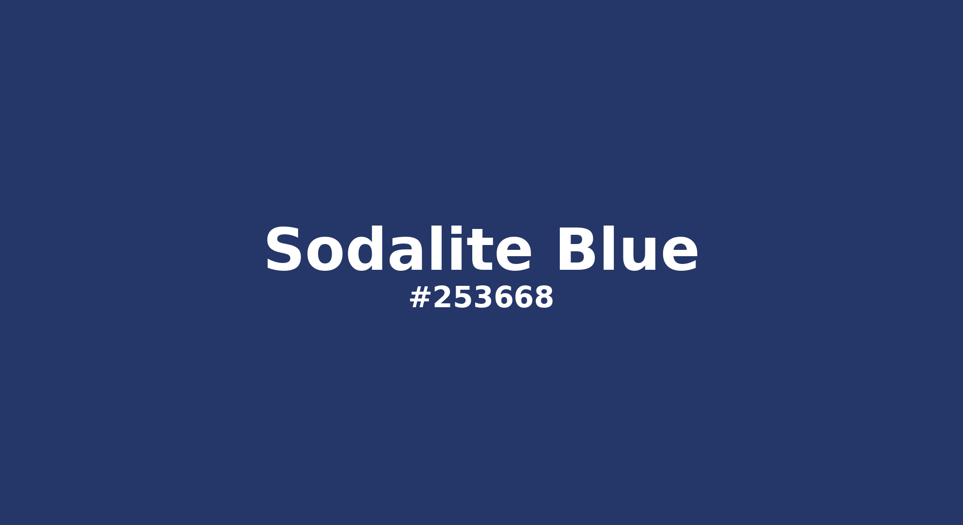 Hex Color #253668 | Printing Match PANTONE 19-3953 TCX | Color ...