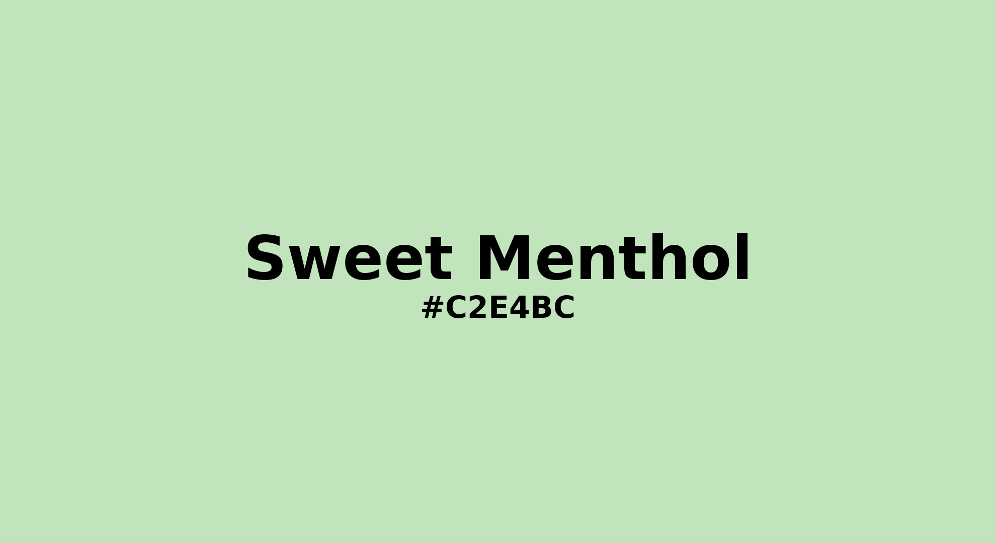 Sweet Menthol | Color conversion CMYK | Hsl | Rgb | Pantone Printing Match