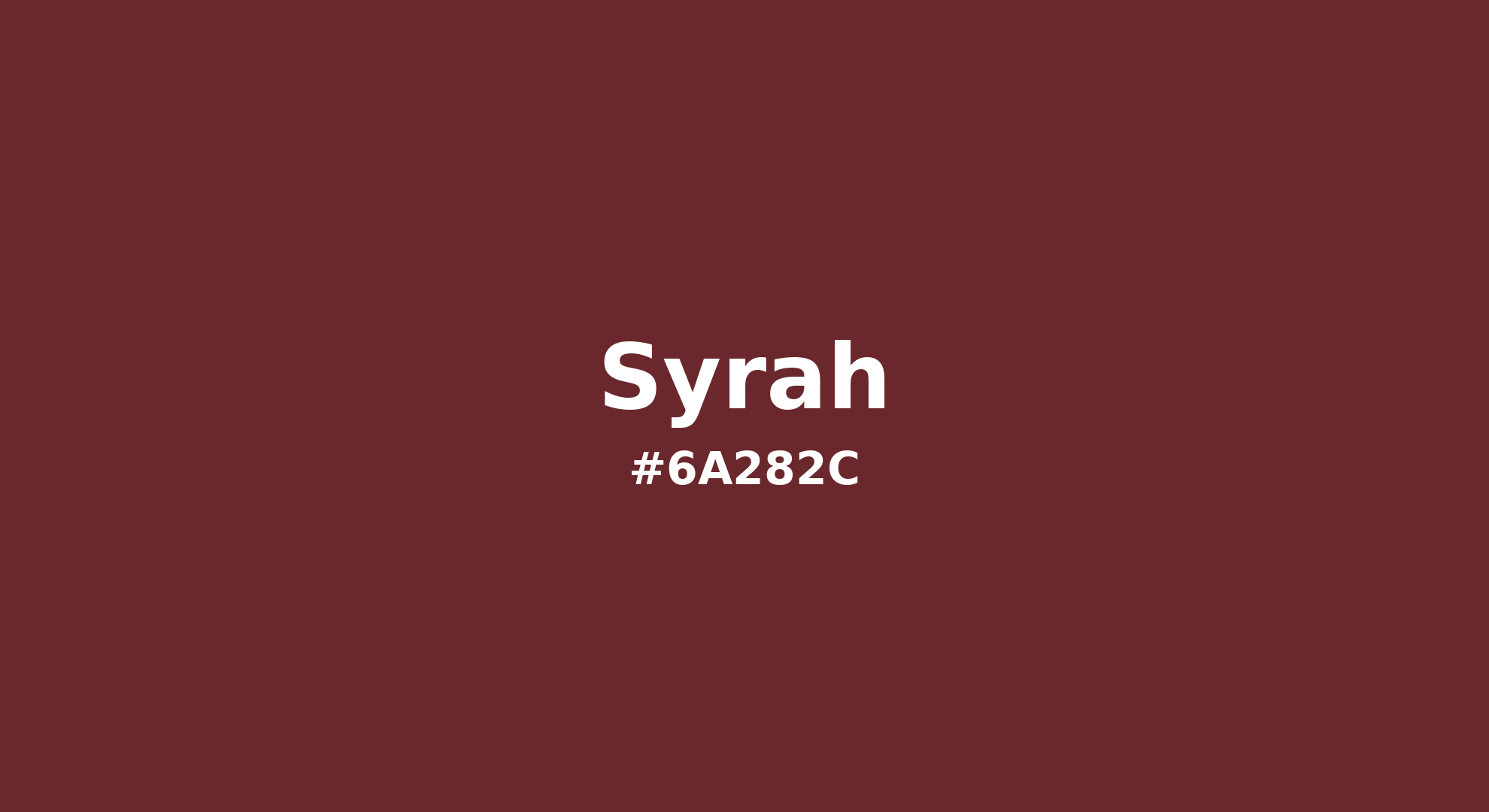 Hex Color #6a282c | Printing Match PANTONE 19-1535 TCX | Color ...