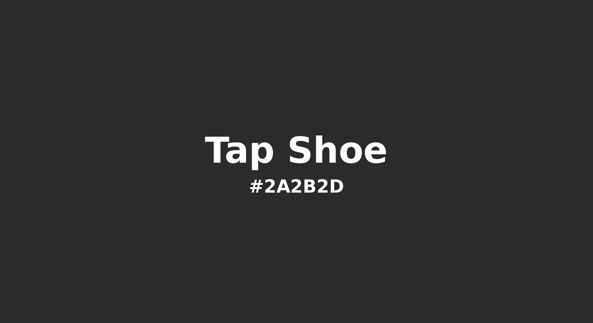 Hex Color #2a2b2d | Printing Match PANTONE 19-4004 TCX | Color ...