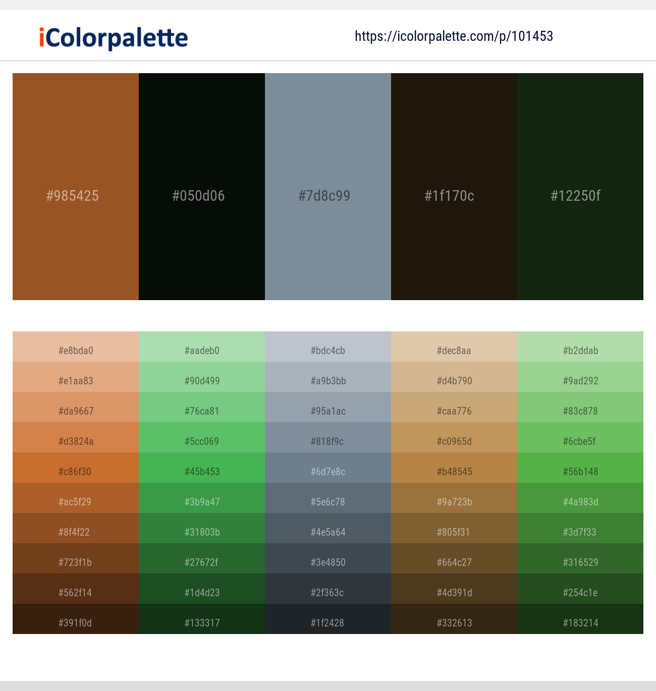 7 Latest Color Schemes with Eternity And Seaweed Color tone ...