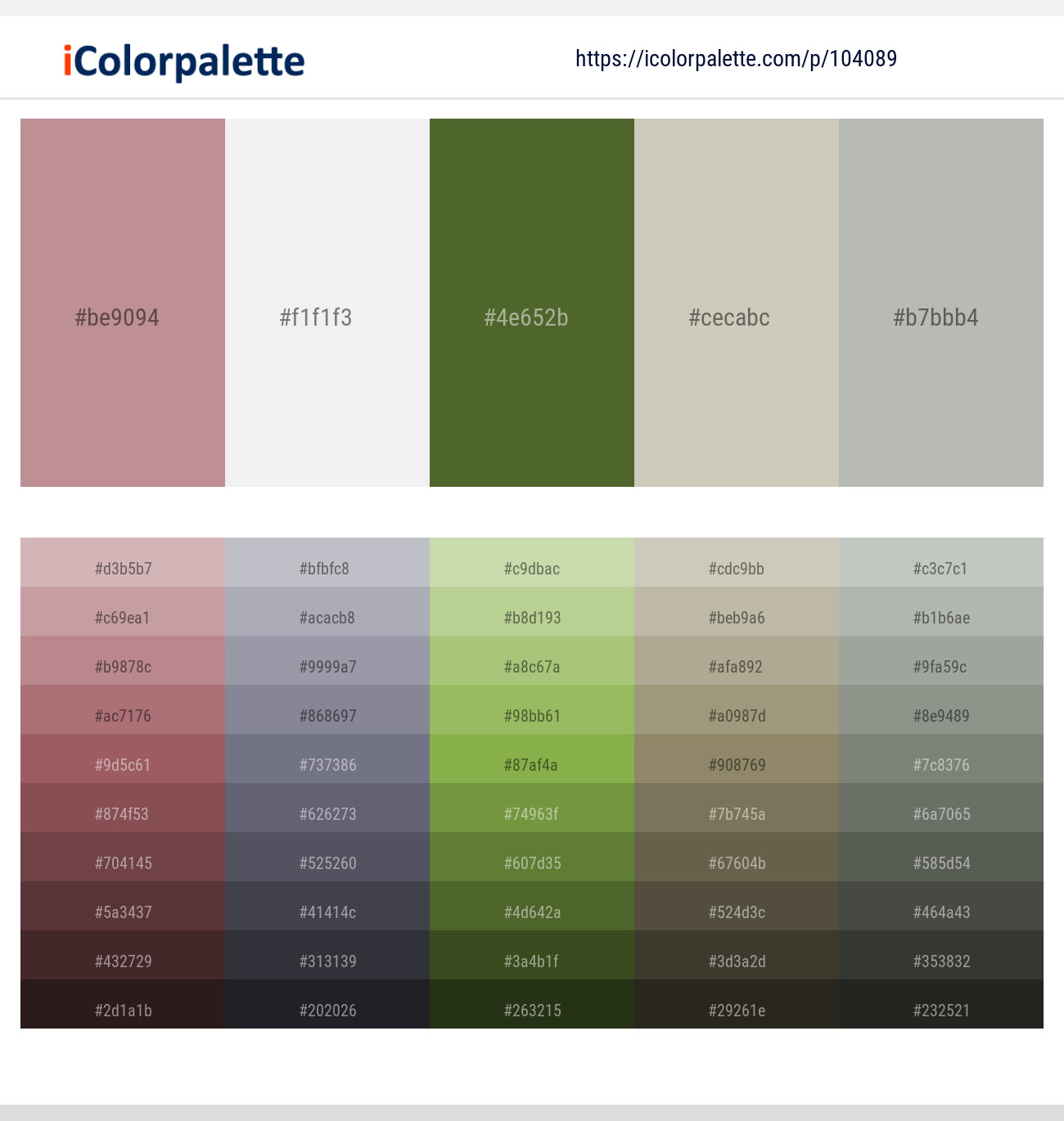 1 Latest Color Schemes with Quicksand And Foggy Gray Color tone ...