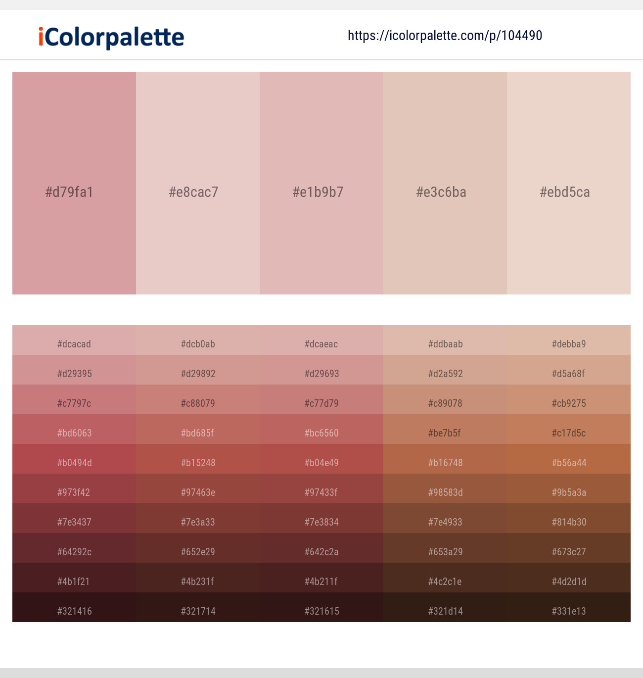 4 Latest Color Schemes with Bone And Bone Color tone combinations ...