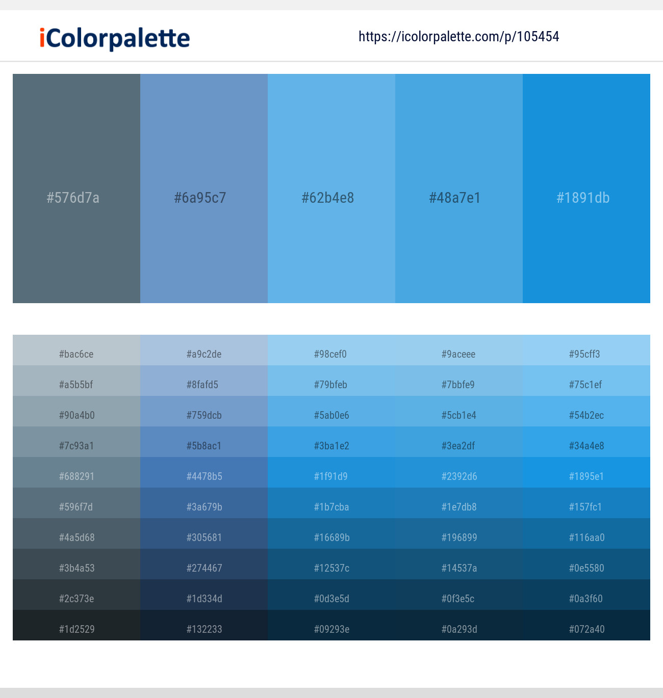17+ Picton Blue And Picton Blue Color Palettes & Gradient Ideas ...