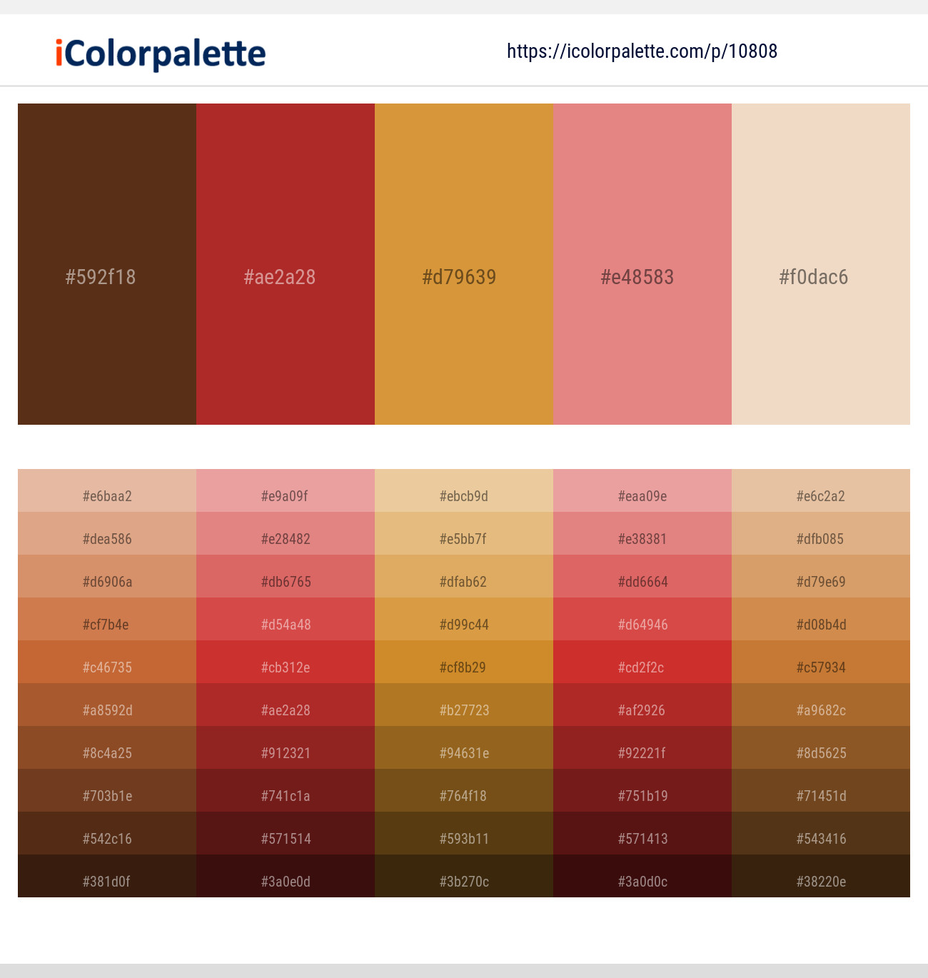 1 Latest Color Schemes with Espresso And Almond Color tone combinations ...