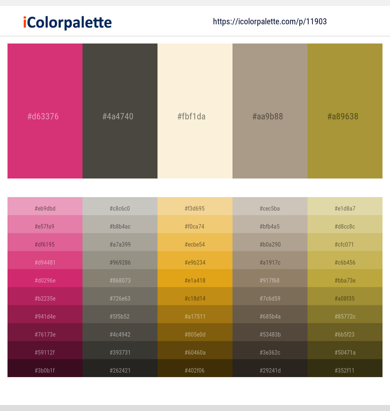 1 Latest Color Schemes with Pearl Lusta And Luxor Gold Color tone ...