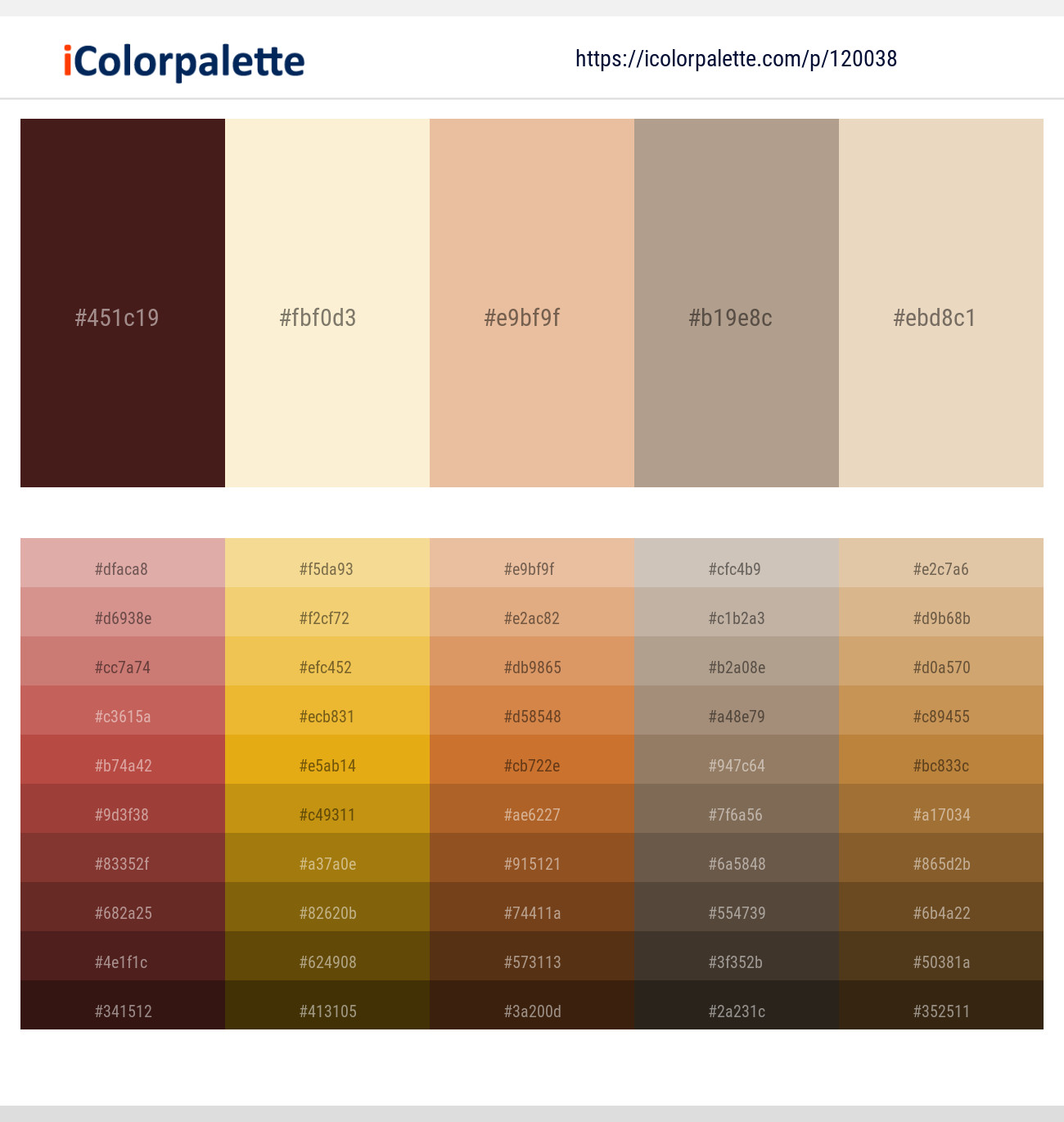 1 Latest Color Schemes with Hillary And Almond Color tone combinations ...