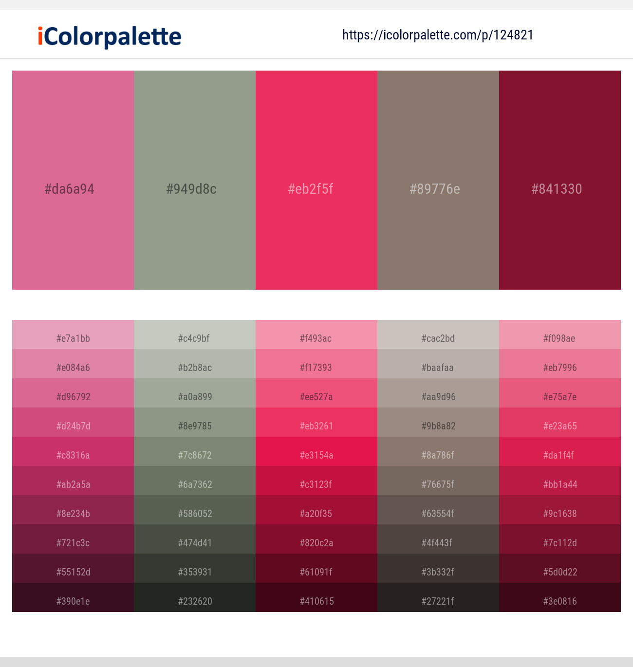 1 Latest Color Schemes with Americano And Claret Color tone ...