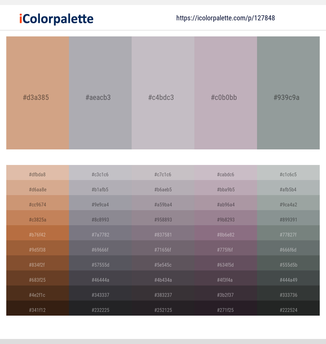 1 Latest Color Schemes with Spun Pearl And Pewter Color tone ...