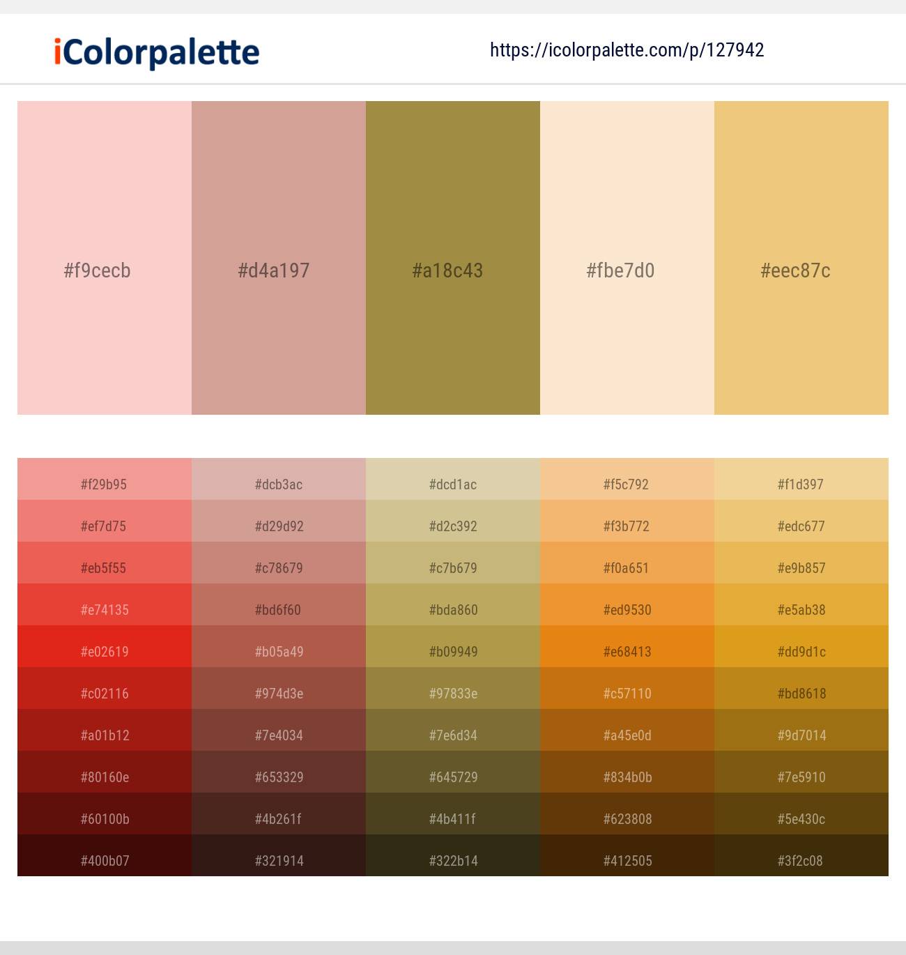 1 Latest Color Schemes with Azalea And Champagne Color tone ...