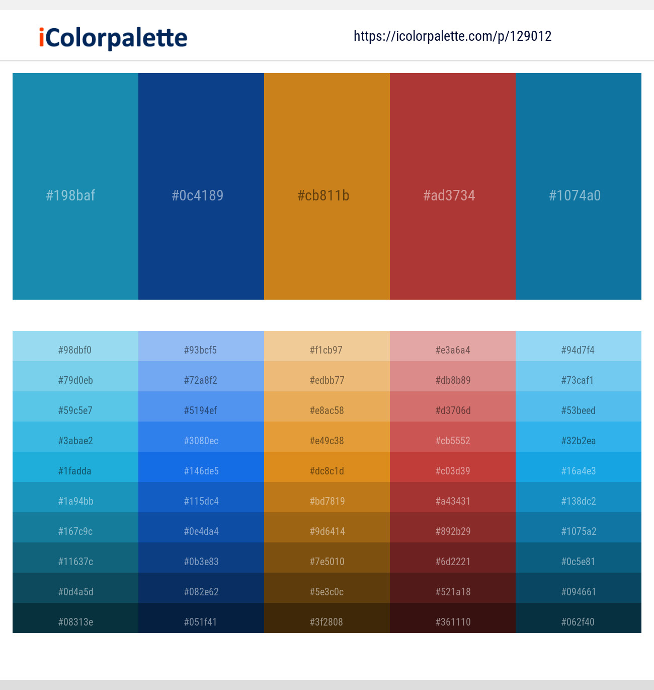 1+ Torea Bay And Blue Chill Color Palettes & Gradient Ideas | iColorPalette