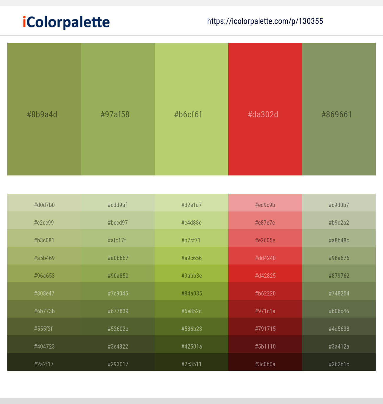 3 Latest Color Schemes with Punch And Avocado Color tone combinations ...