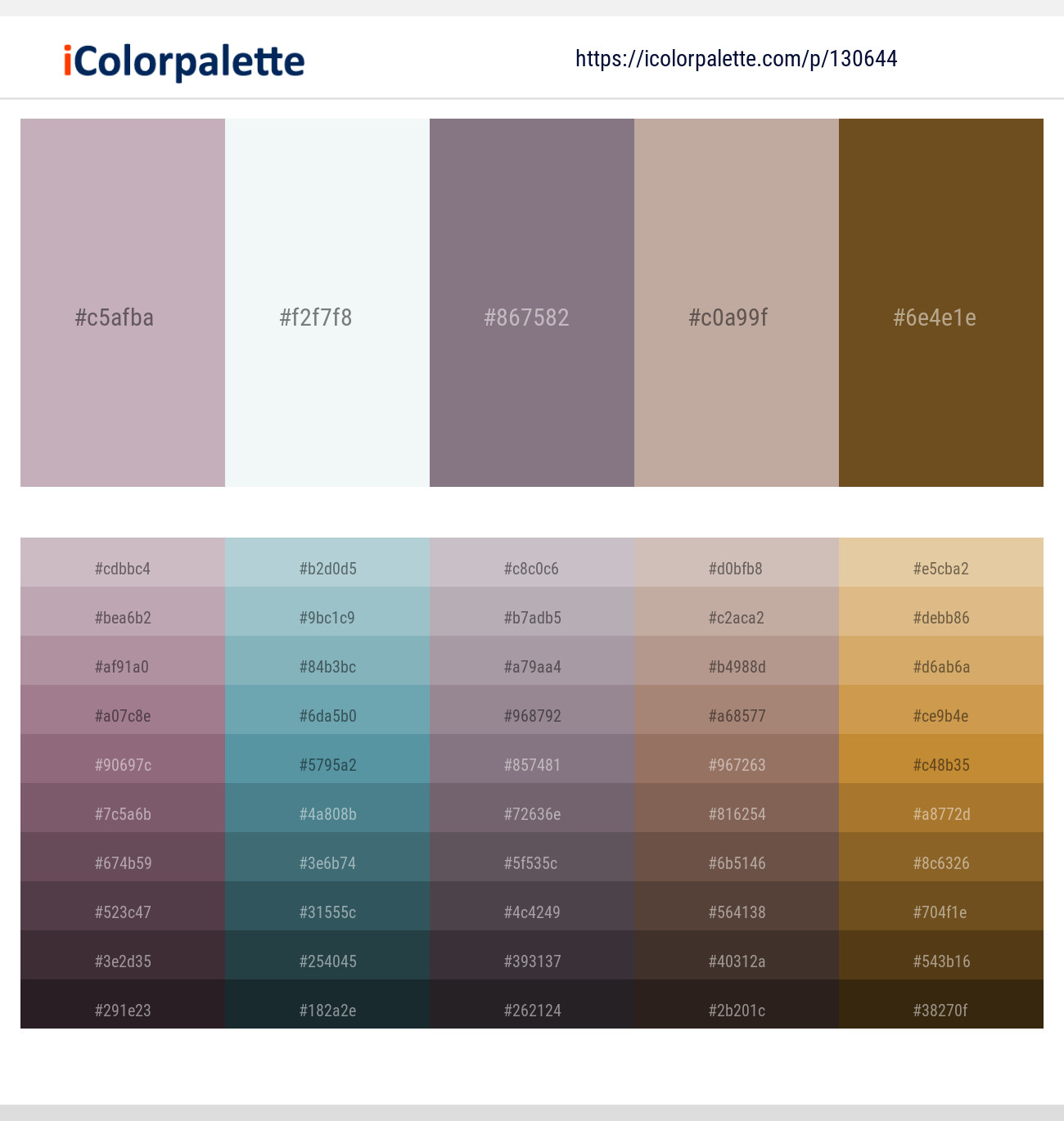 1 Latest Color Schemes with Aqua Haze And Suva Gray Color tone ...