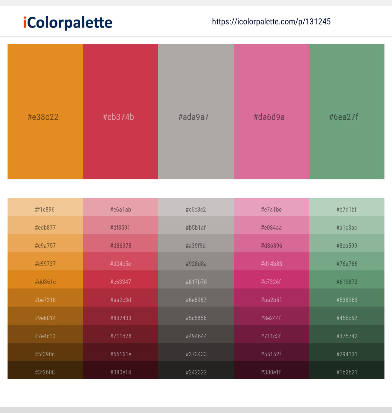 5 Latest Color Schemes with Brick Red And Charm Color tone combinations ...