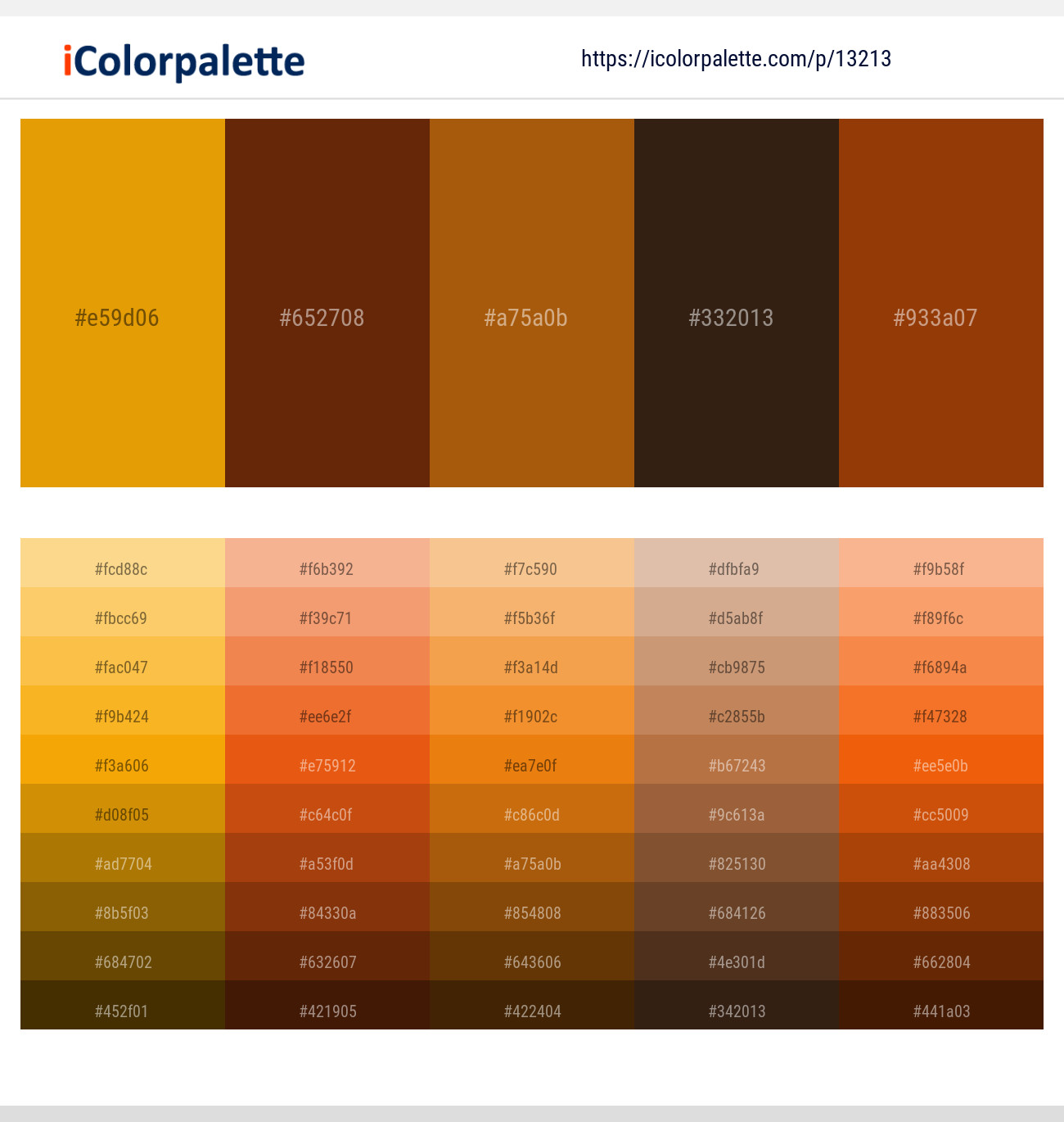 1 Latest Color Schemes with Pumpkin Skin And Mikado Color tone ...
