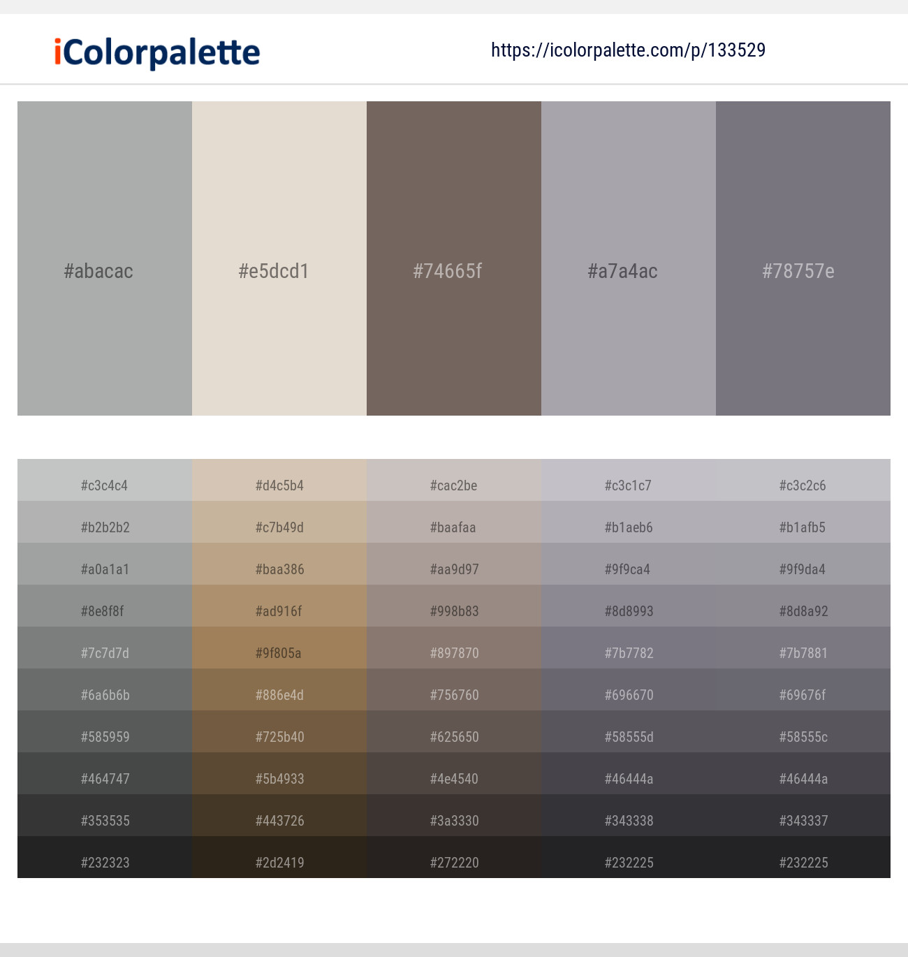 Beige Color Palettes & Gradients - Page 852 | iColorPalette