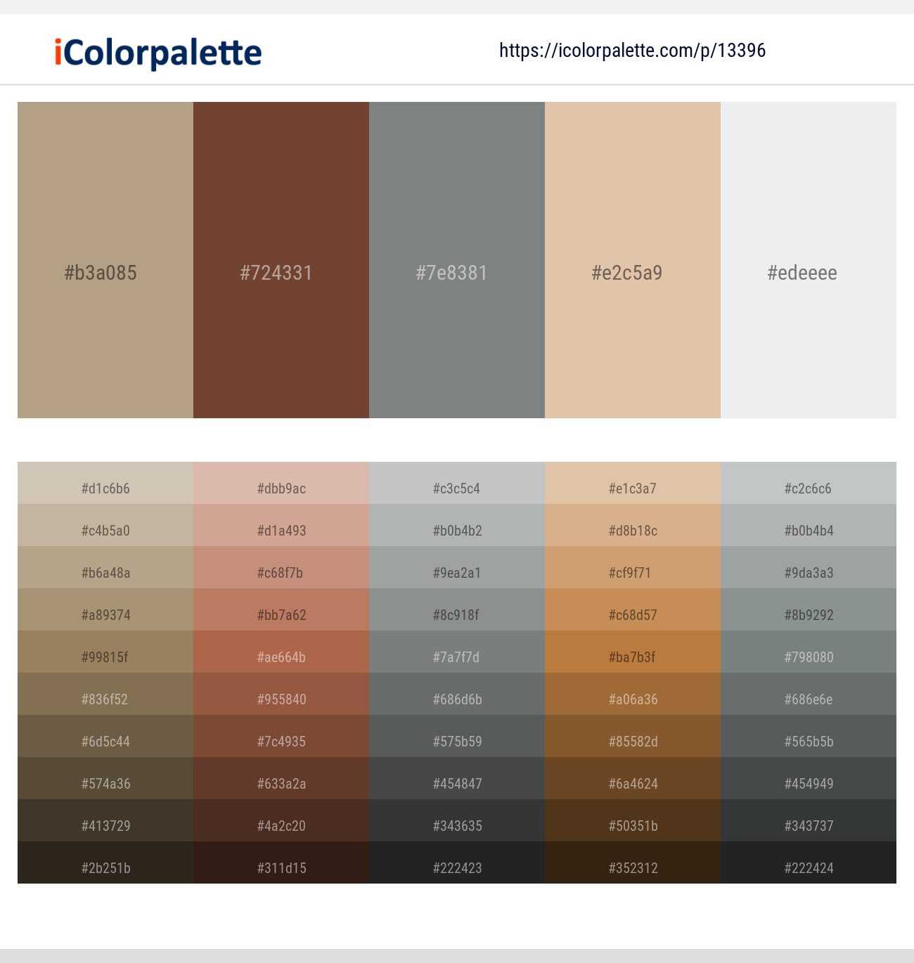 1 Latest Color Schemes with Mongoose And Gunsmoke Color tone ...