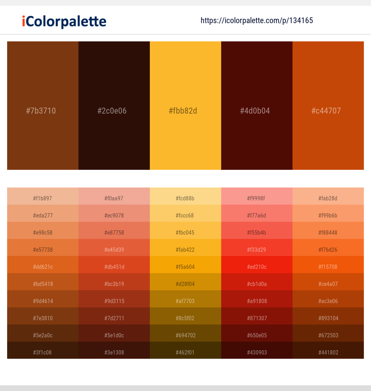 1 Latest Color Schemes with Copper Canyon And Rustic Red Color tone ...