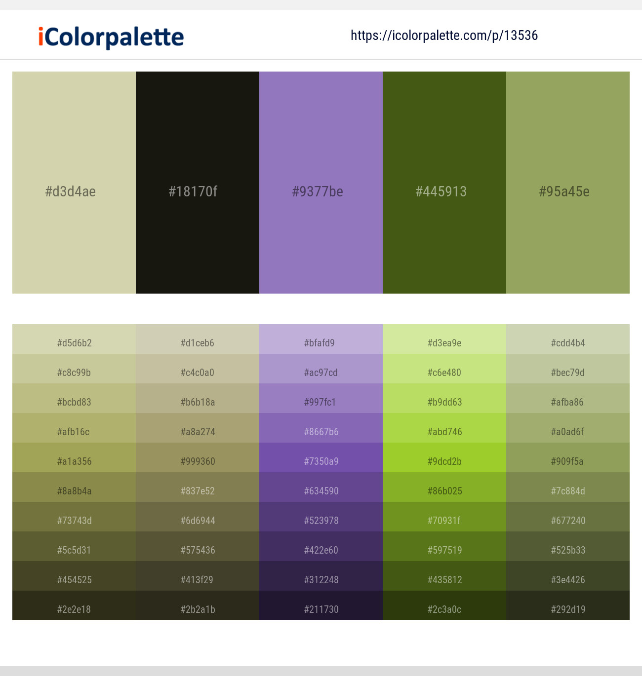 2 Latest Color Schemes with Green Mist And Clover Color tone ...