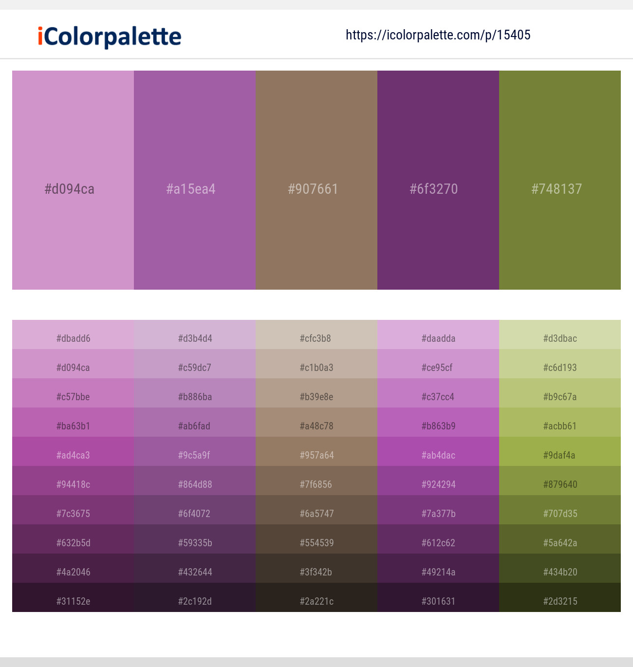 2 Latest Color Schemes with Trendy Pink And Eminence Color tone ...