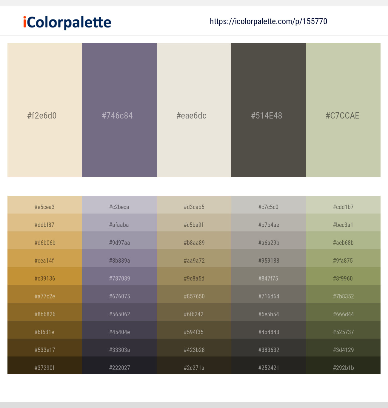 1 Latest Color Schemes with Satin Linen And Fuscous Gray Color tone ...