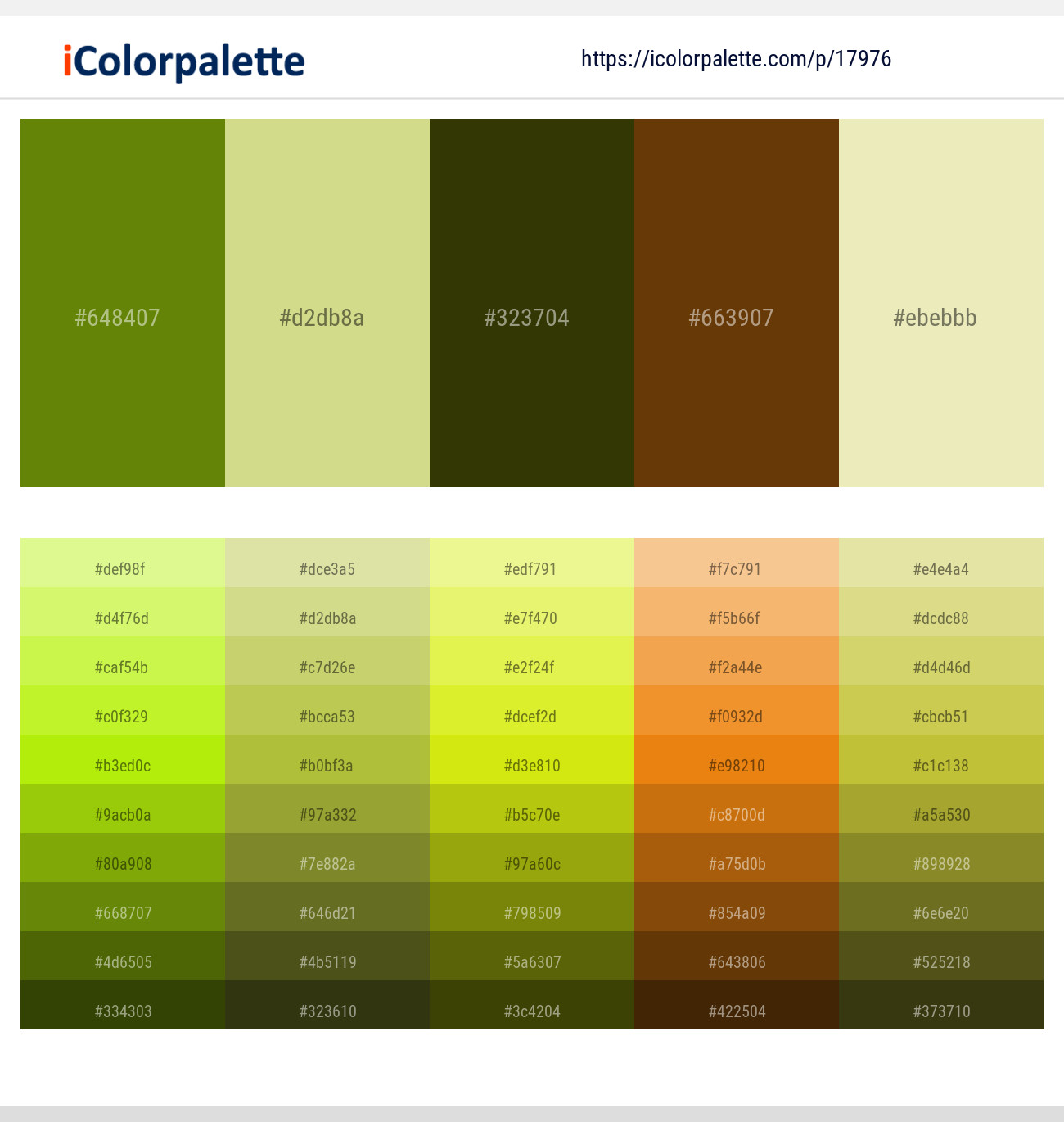 2 Latest Color Schemes with Deco And Fall Green Color tone combinations ...