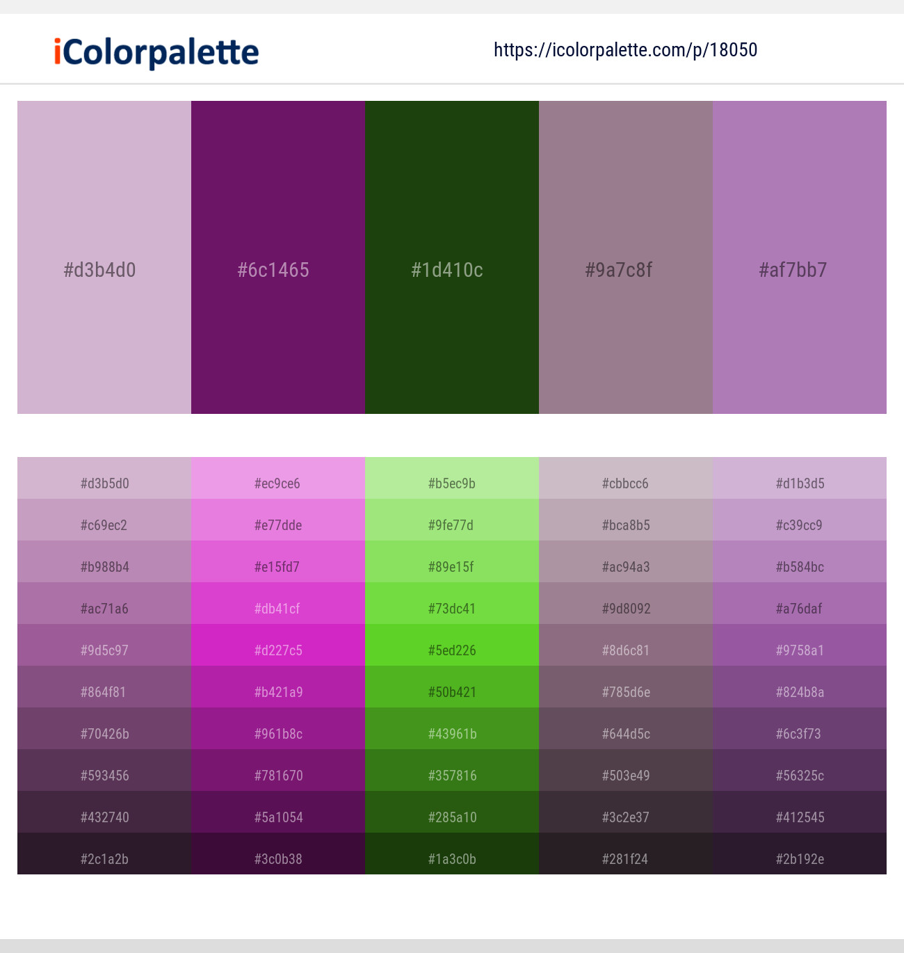 11 Latest Color Schemes with Purple And Gray Color tone combinations ...