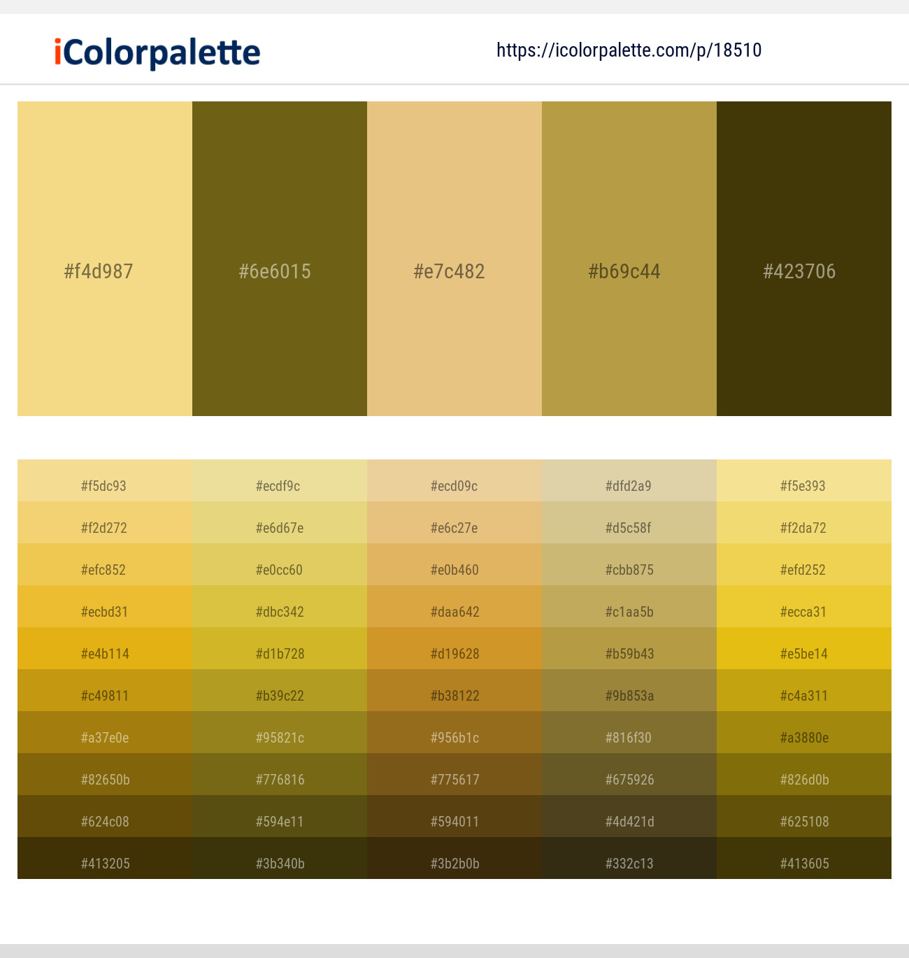 1+ Buff And Horses Neck Color Palettes & Gradient Ideas | iColorPalette
