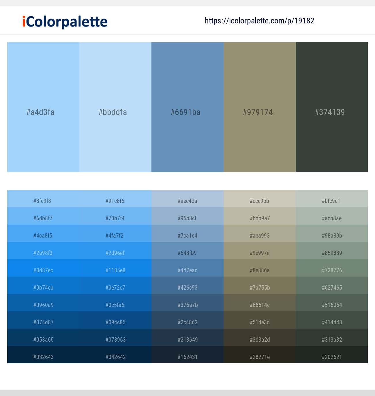 56 Latest Color Schemes with Light Sky Blue And Gray Color tone ...