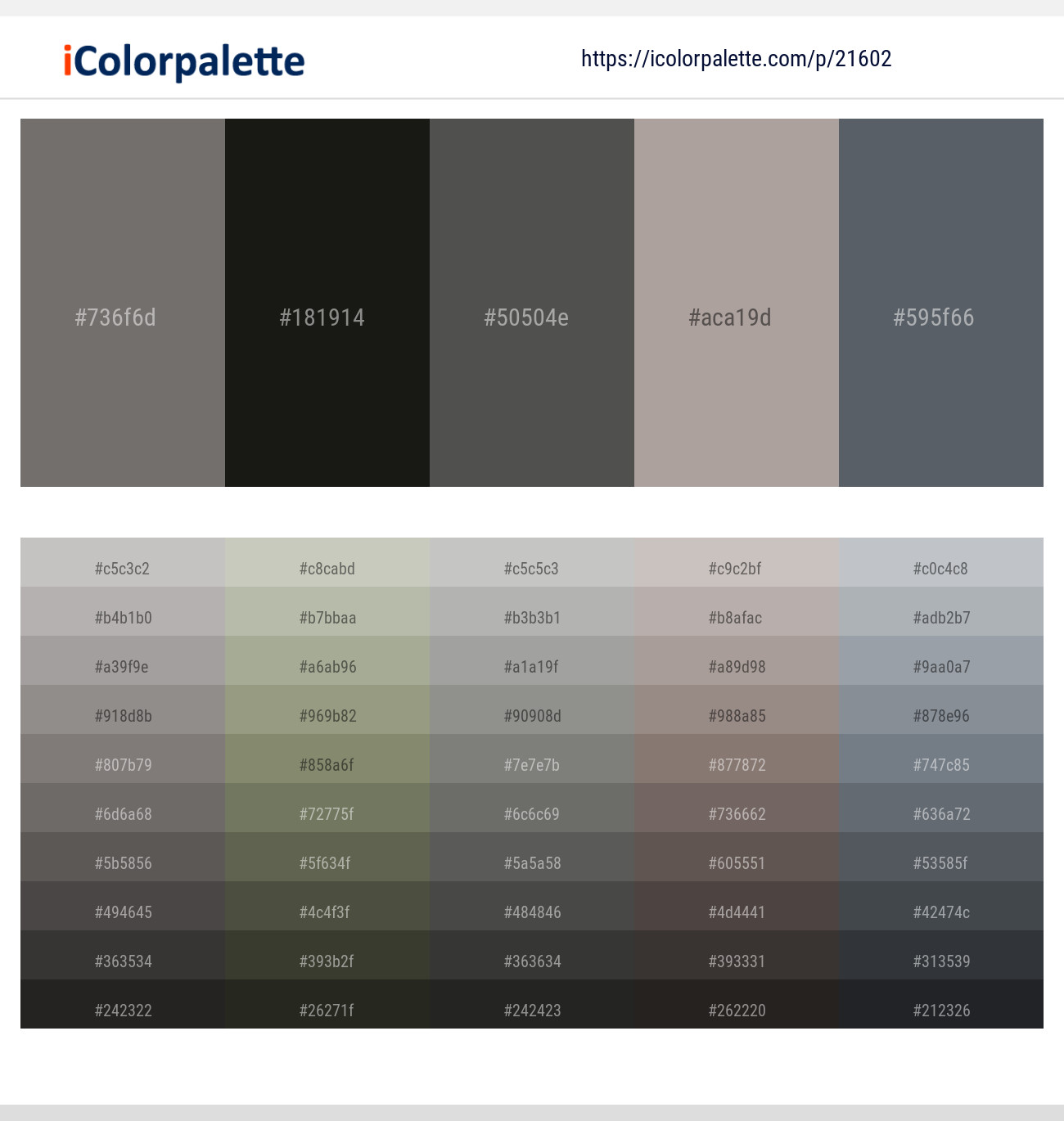 194182 Color Palettes | iColorpalette
