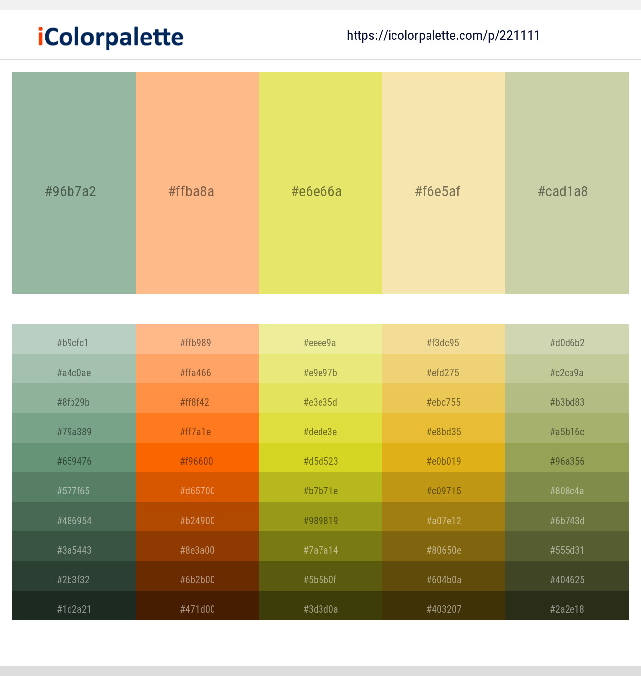 Summer Green – Macaroni and Cheese – Confetti – Wheat – Green Mist ...