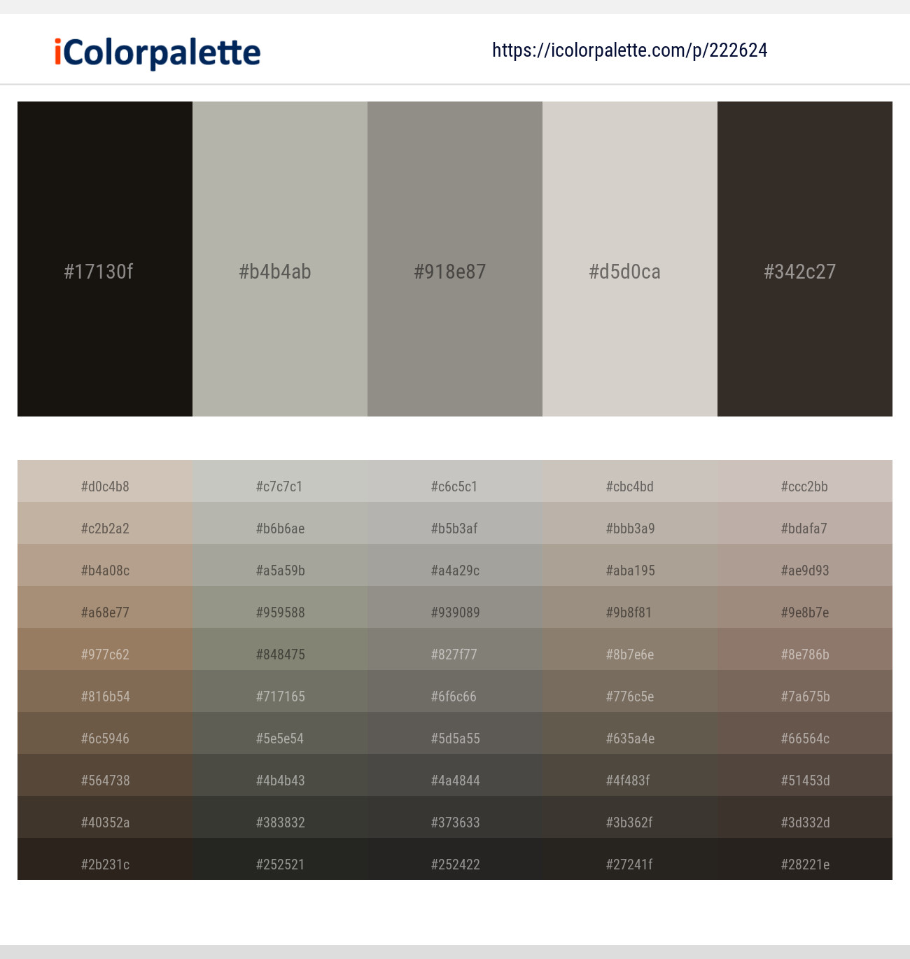 192613 Color Palettes | iColorpalette