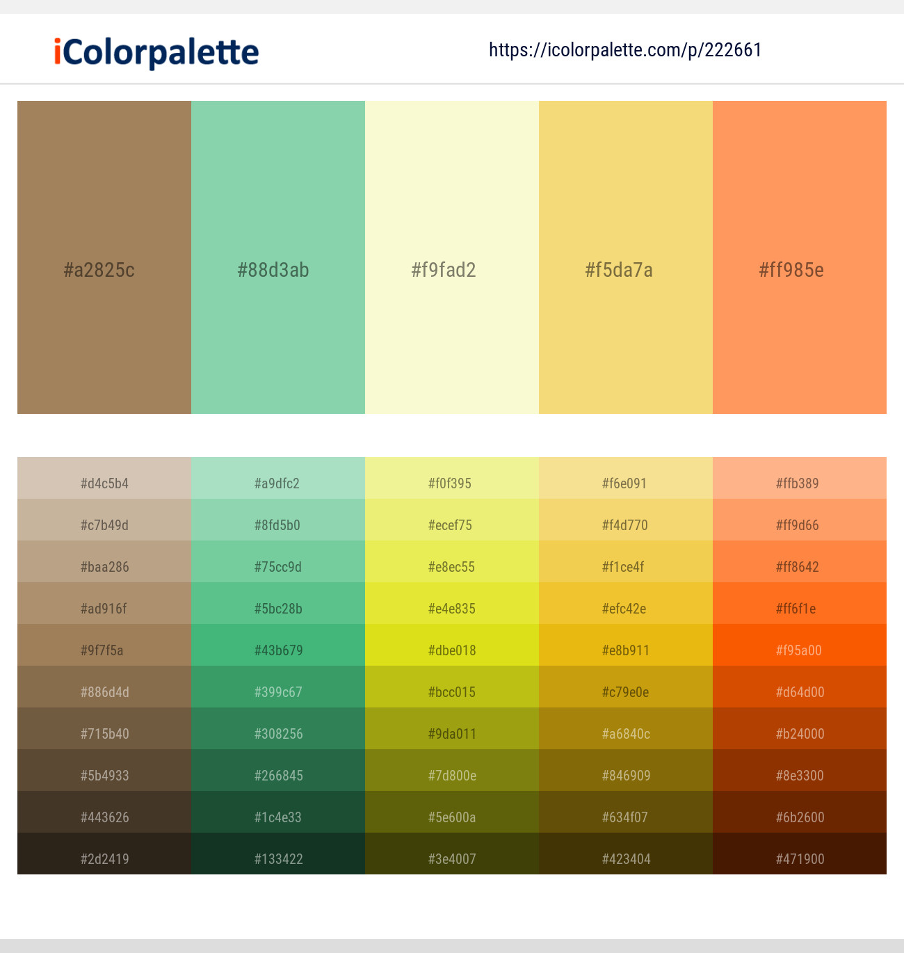 Barley Corn – Vista Blue – Corn Field – Golden Sand – Atomic Tangerine ...