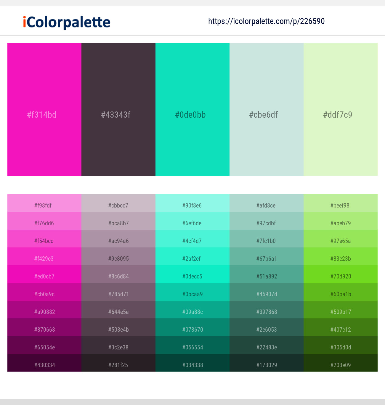 11 Latest Color Schemes with Deep Pink And Powder Blue Color tone ...