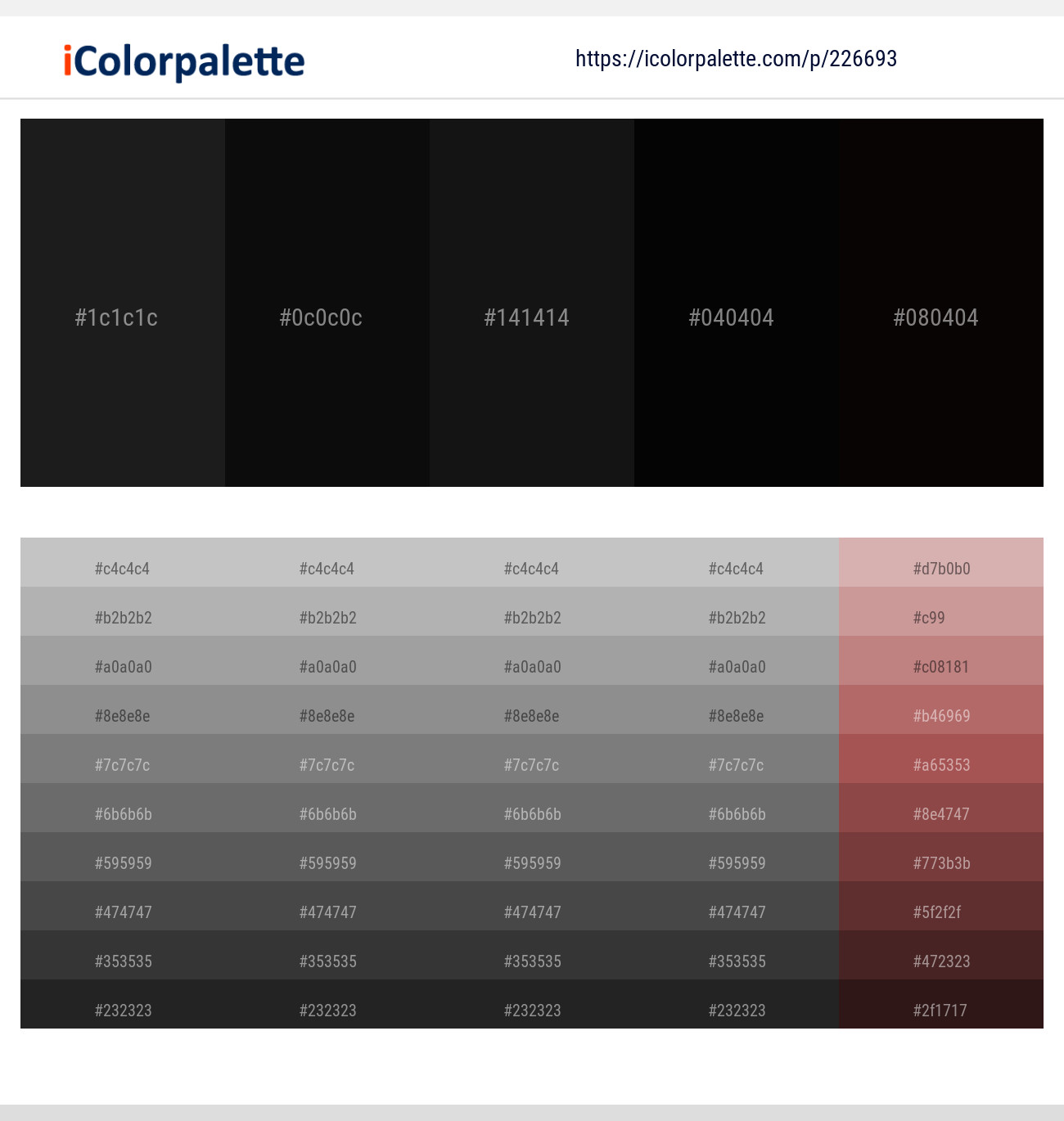 Cod Gray – Cod Gray – Cod Gray – Black – Night Rider Color scheme ...