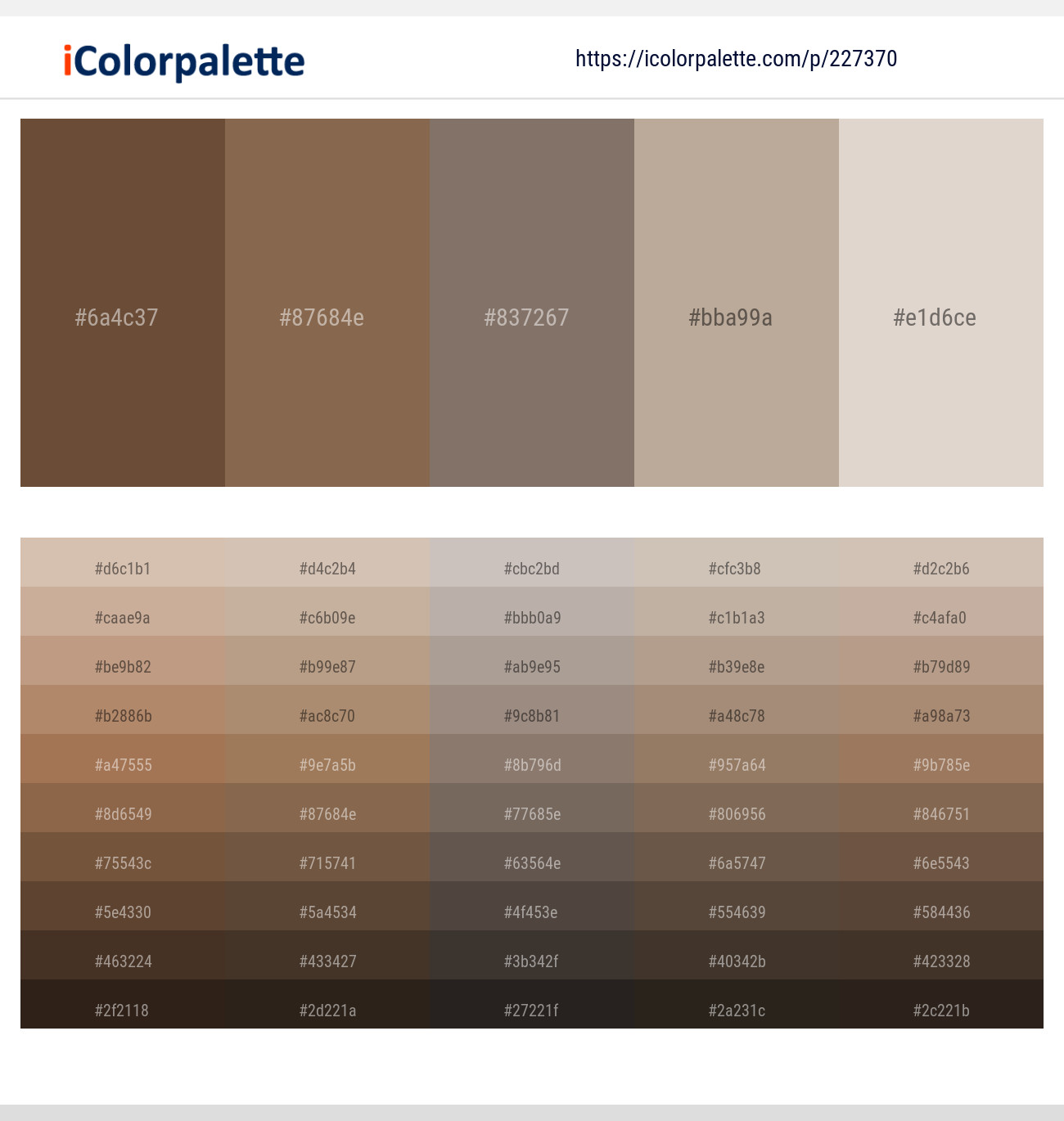Shingle Fawn – Shadow – Sand Dune – Malta – Wafer Color scheme ...