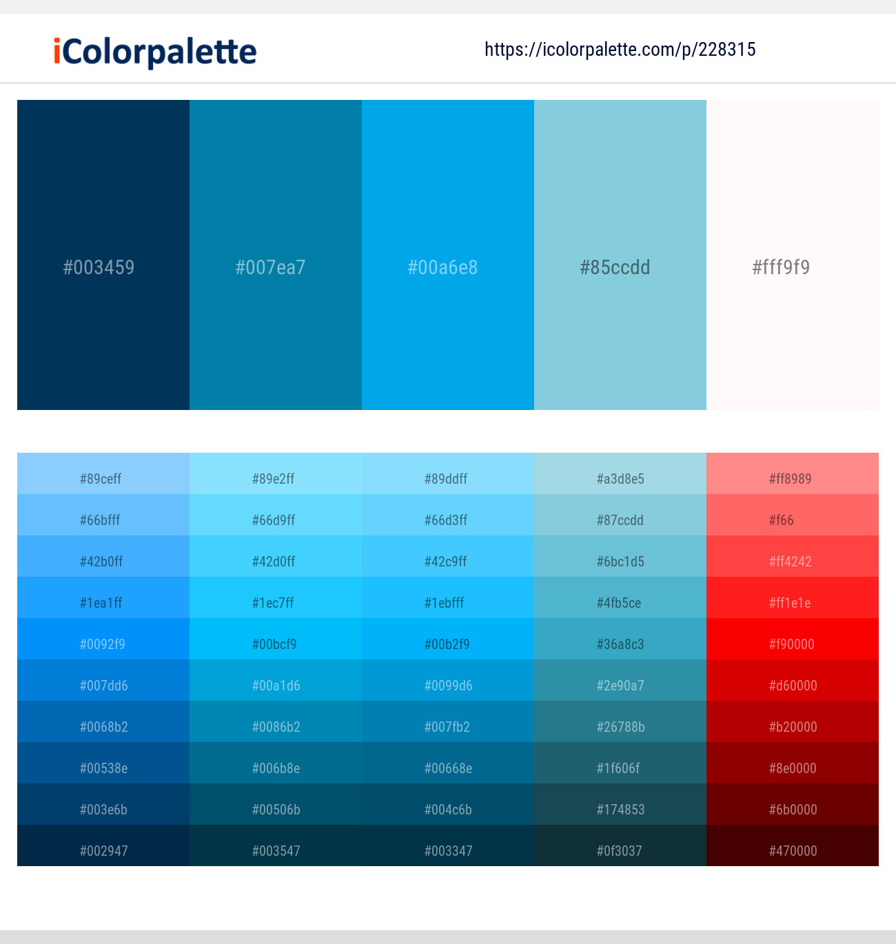 1 Latest Color Schemes with Light Blue And Snow Color tone combinations ...