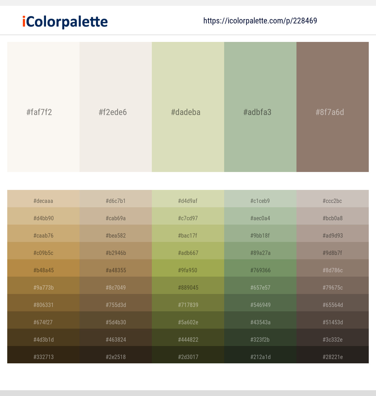 Merino – Spring Wood – Beryl Green – Norway – Almond Frost Color scheme ...