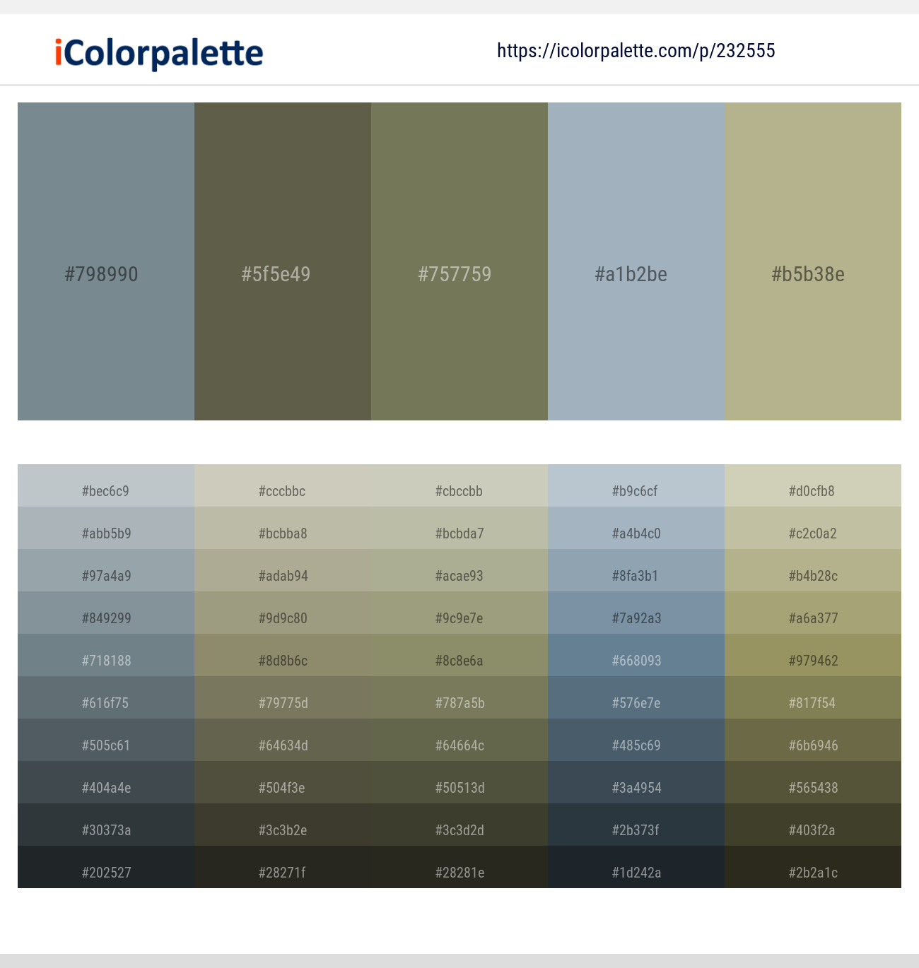 502+ Terrarium Moss Color Palettes & Gradient Ideas | iColorPalette