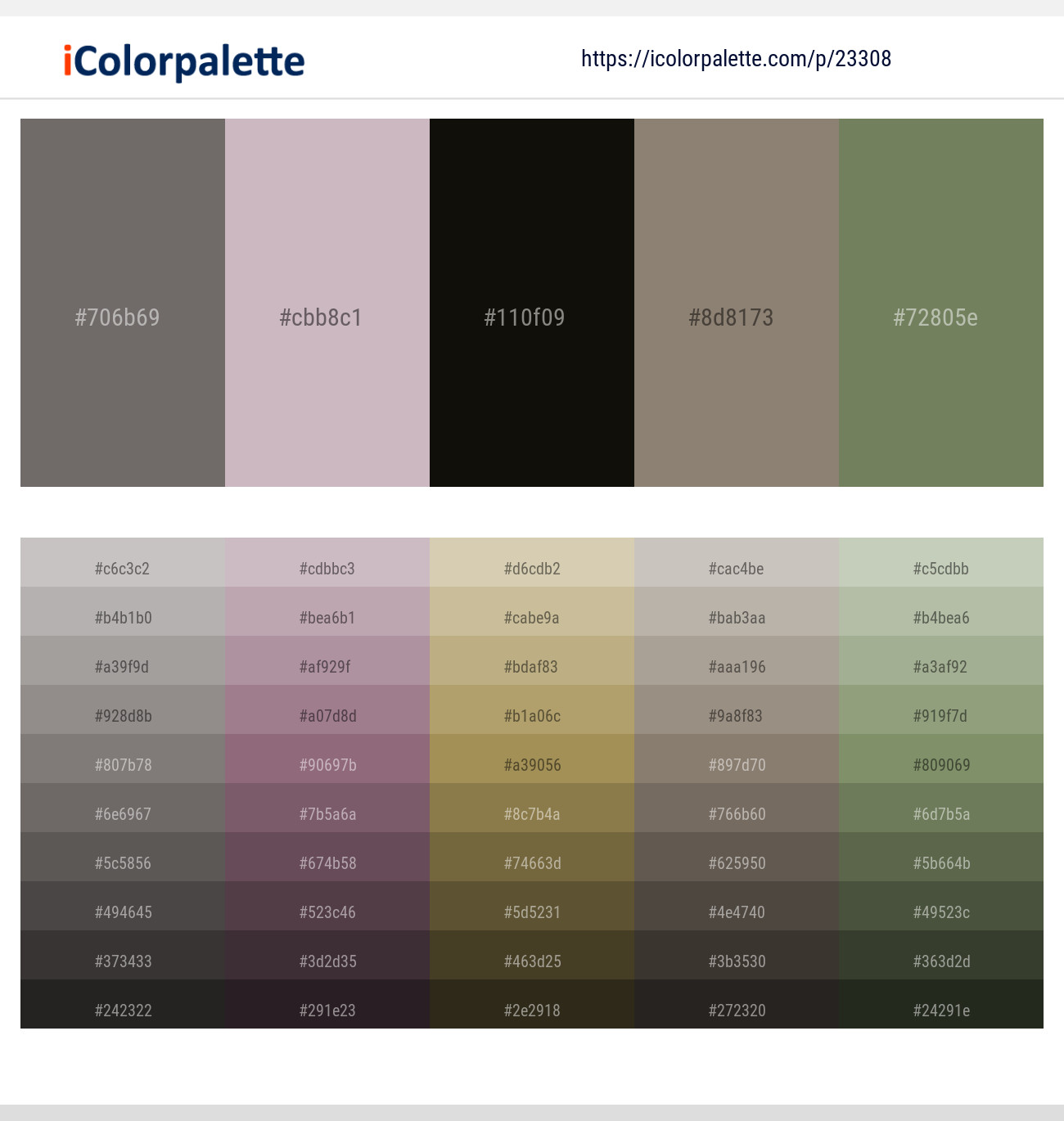 1 Latest Color Schemes with Cold Turkey And Limed Ash Color tone ...