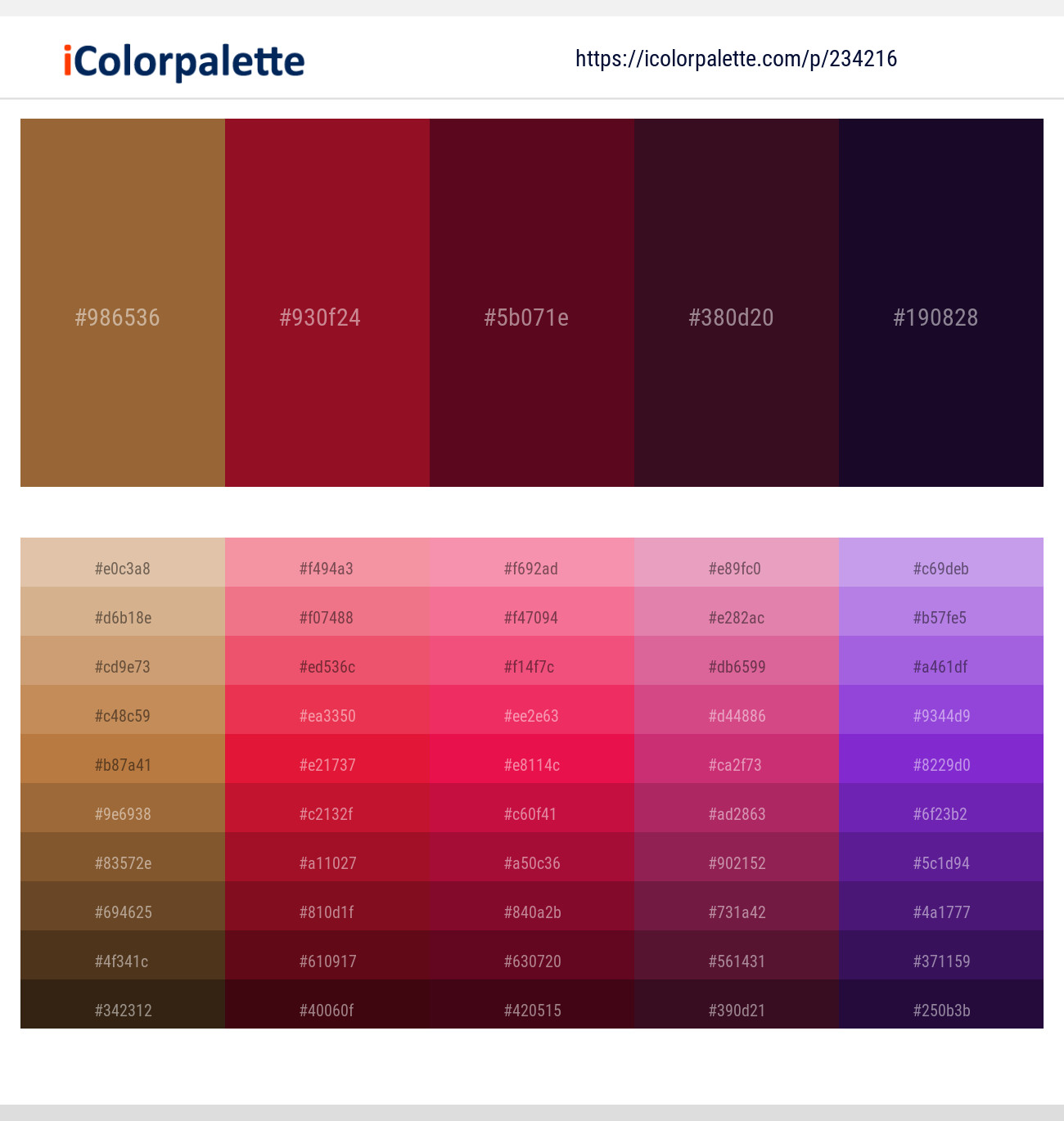 Potters Clay – Tamarillo – Mulberry Wood – Aubergine – Violet Color ...